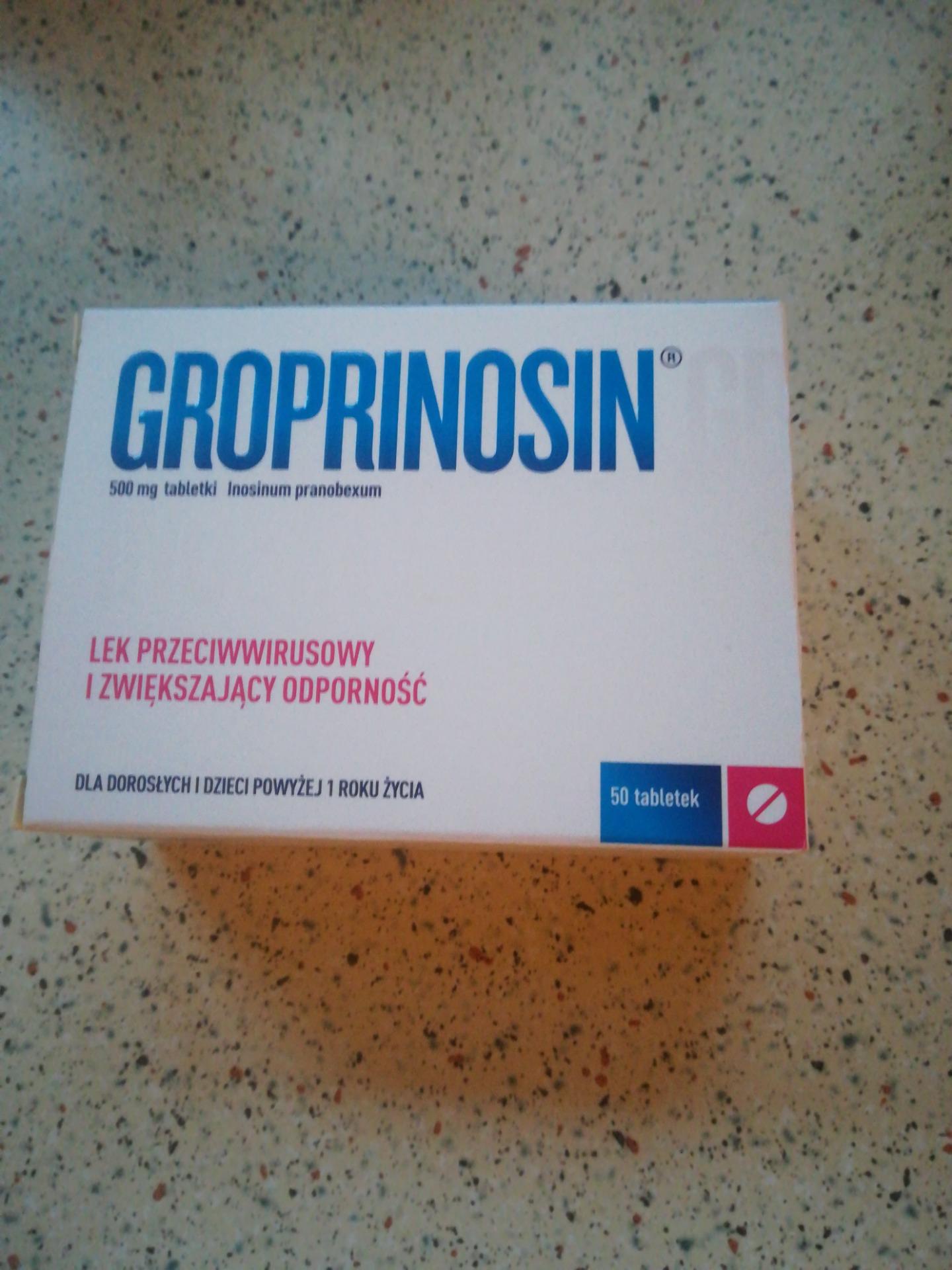 Groprinosin 500 mg 50 tabl. - Opinie i ceny na Ceneo.pl