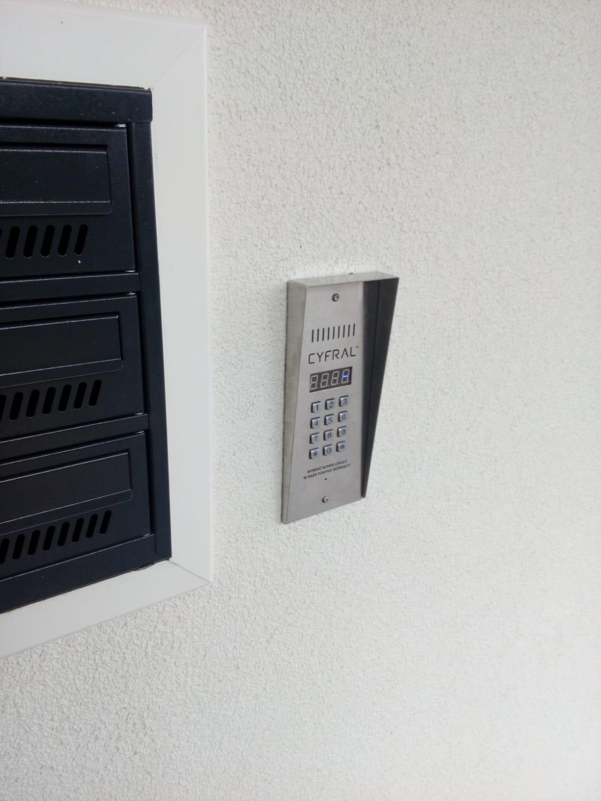 Domofon Eura-Tech Panel Cyfrowy Cyfral Pc-3000R Wąski Z Czytnikiem Rfid ...