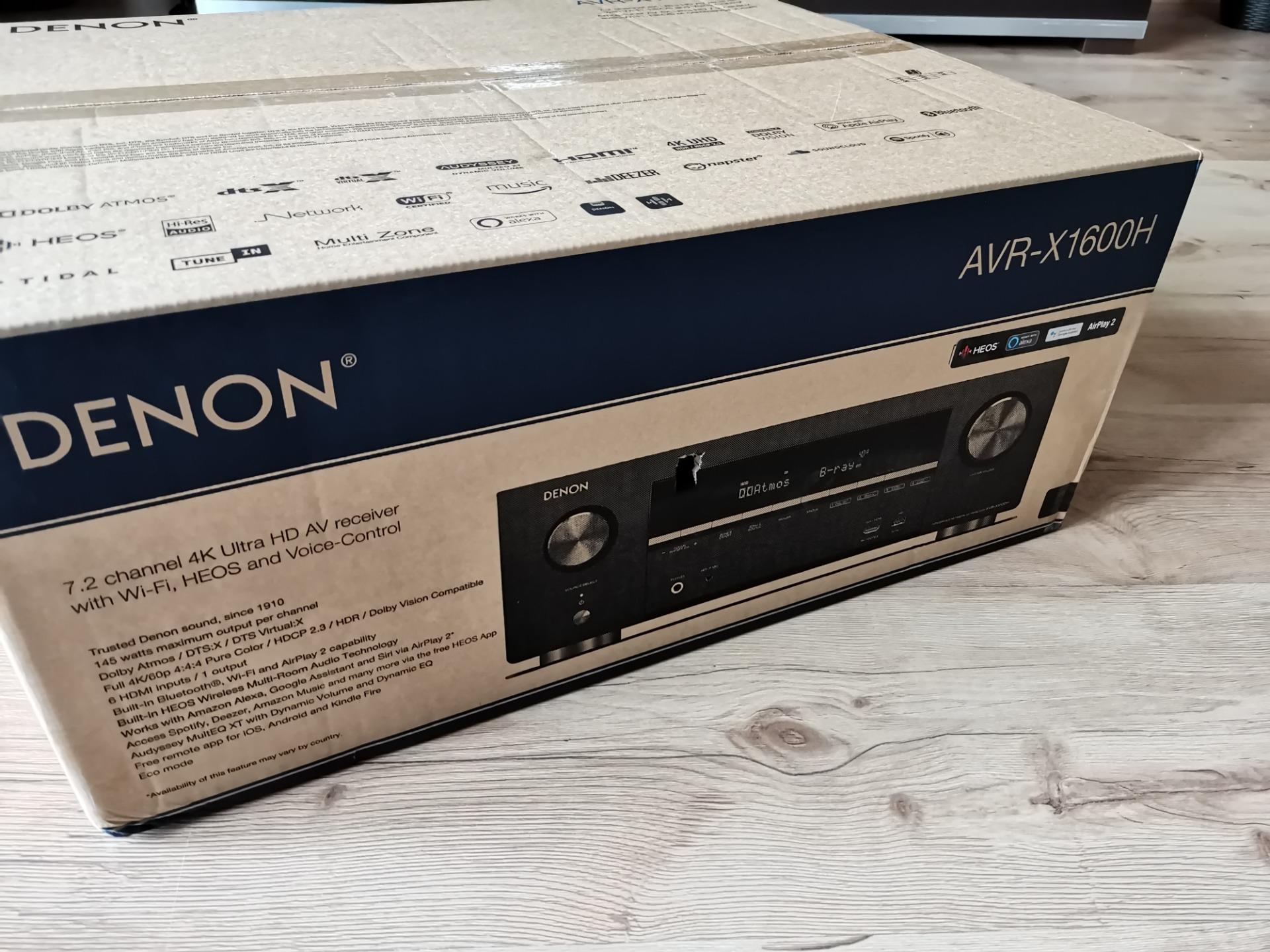 Amplituner Denon AVR-X1600H Czarny - Opinie i ceny na Ceneo.pl