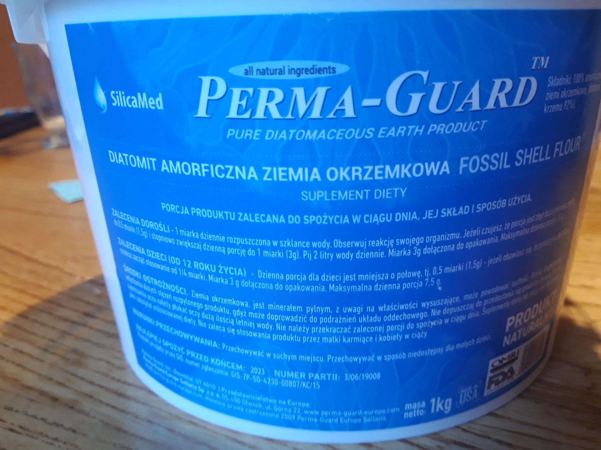 Perma-Guard Ziemia Okrzemkowa Amorficzna Diatomit 1 Kg Wiaderko ...