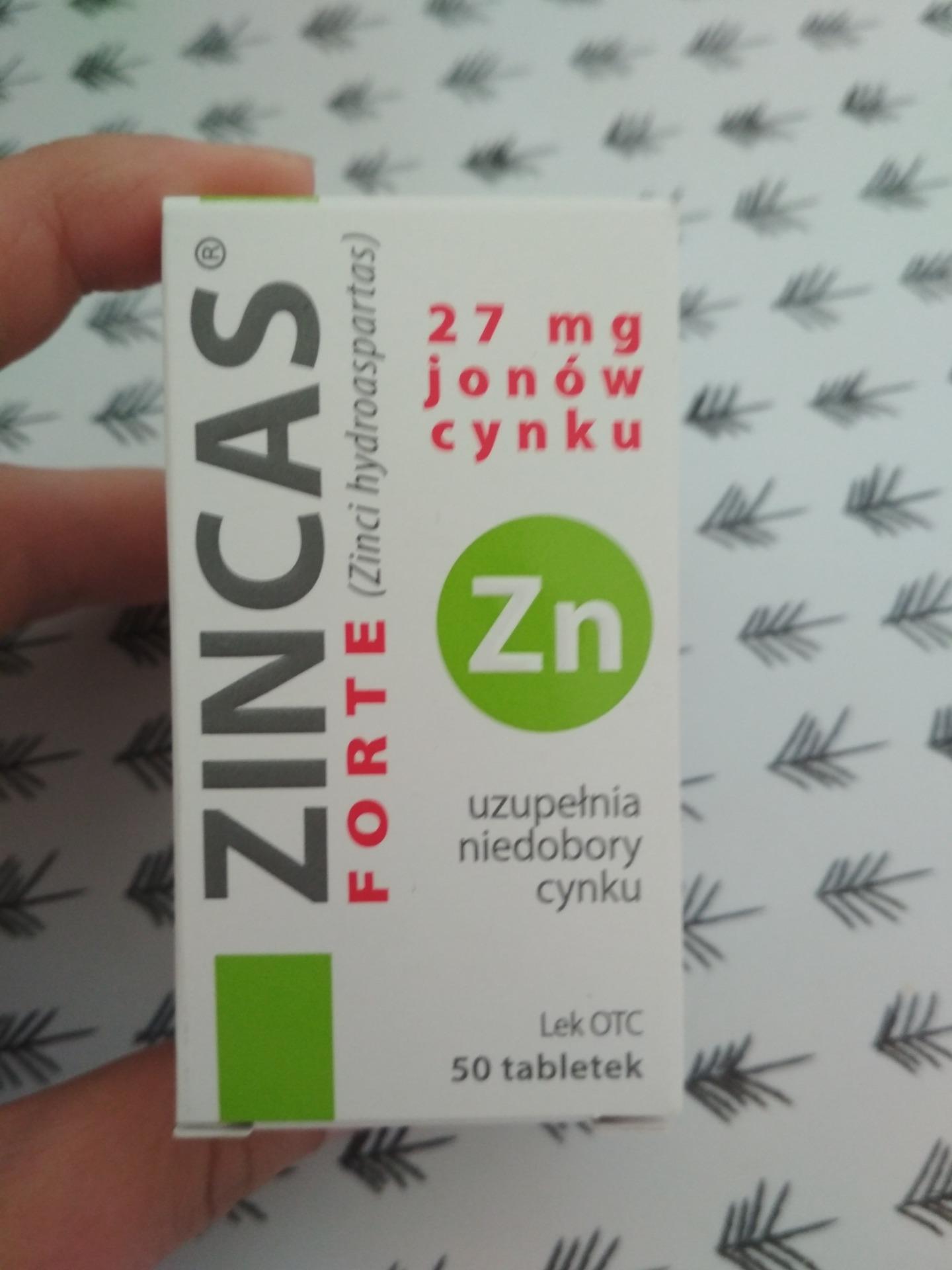 Zincas Forte 27Mg 50 Tabl - Opinie i ceny na Ceneo.pl