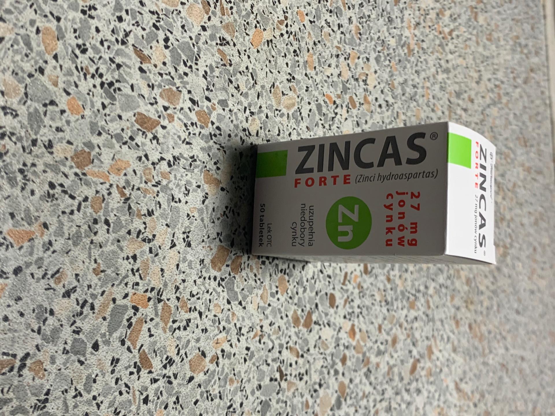 Zincas Forte 27Mg 50 Tabl - Opinie i ceny na Ceneo.pl