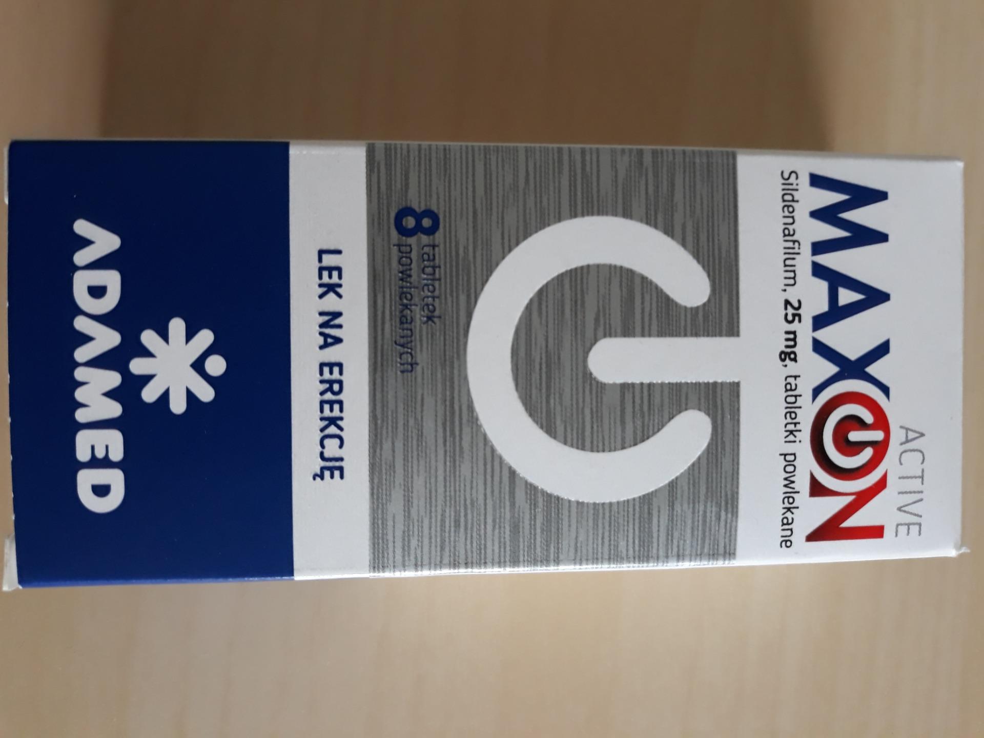 Maxon Active 25mg 8tabl. - Opinie i ceny na Ceneo.pl