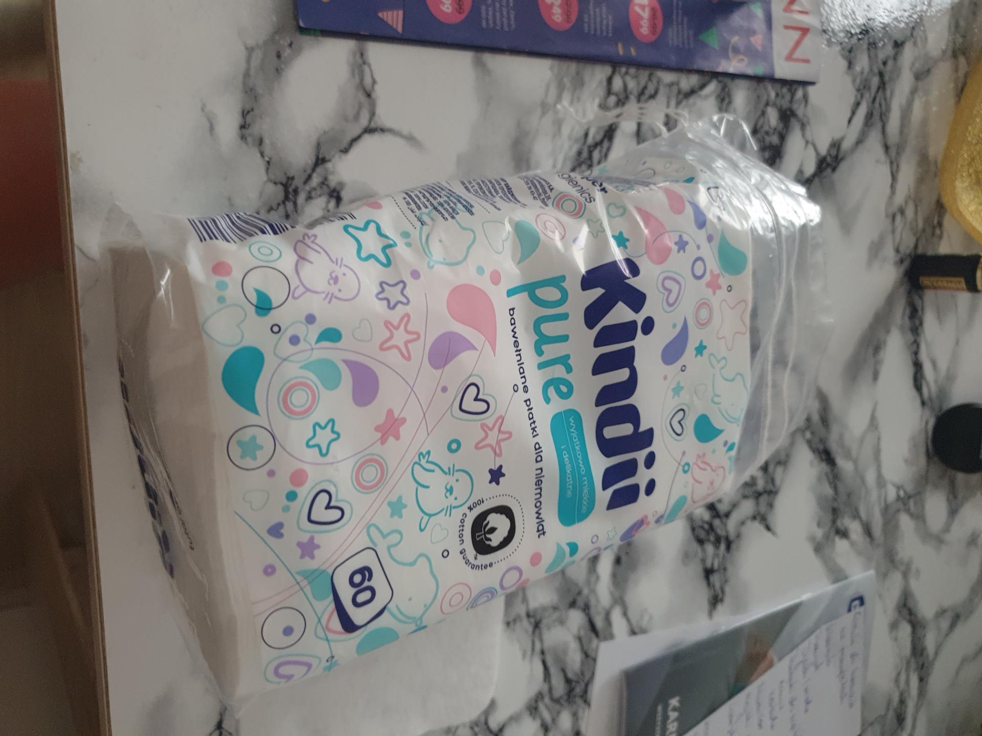 Kindii Pure Płatki Bawełniane Kosmetyczne Dla Niemowląt 60szt - Ceny i ...