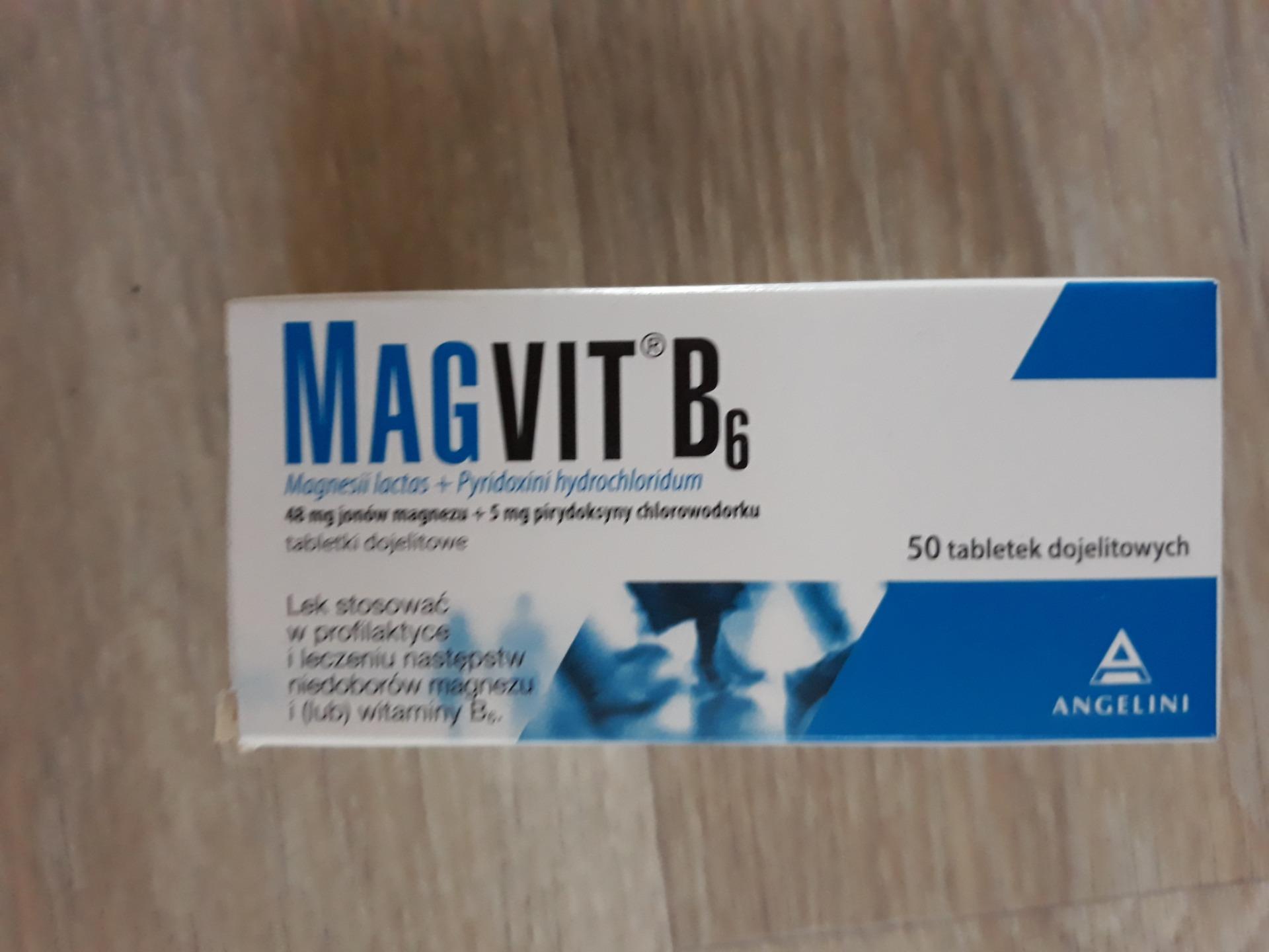 Magvit B6 50 tabl - Opinie i ceny na Ceneo.pl