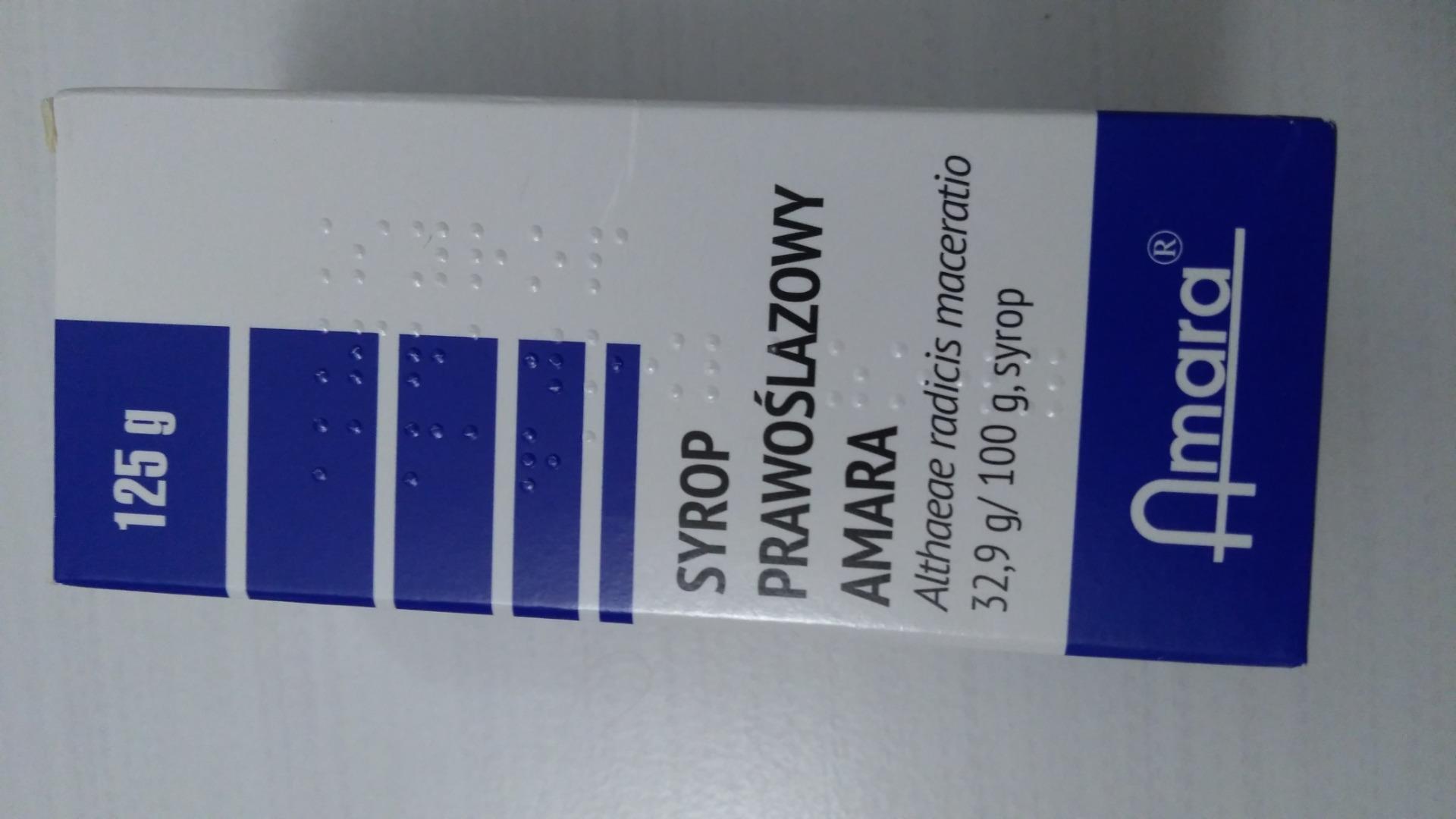 Amara Syrop prawoślazowy 125 g - Opinie i ceny na Ceneo.pl