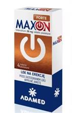 Maxon Forte 50mg 4tabl. - Opinie i ceny na Ceneo.pl