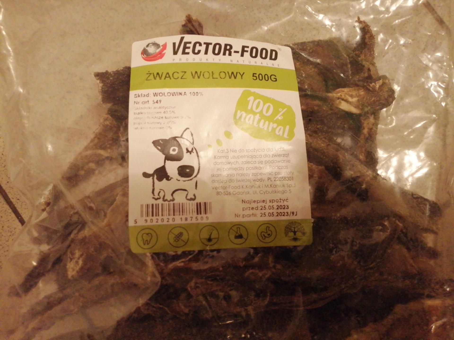 Karma Vector Food Żwacze Wołowe 500G - Ceny i opinie - Ceneo.pl