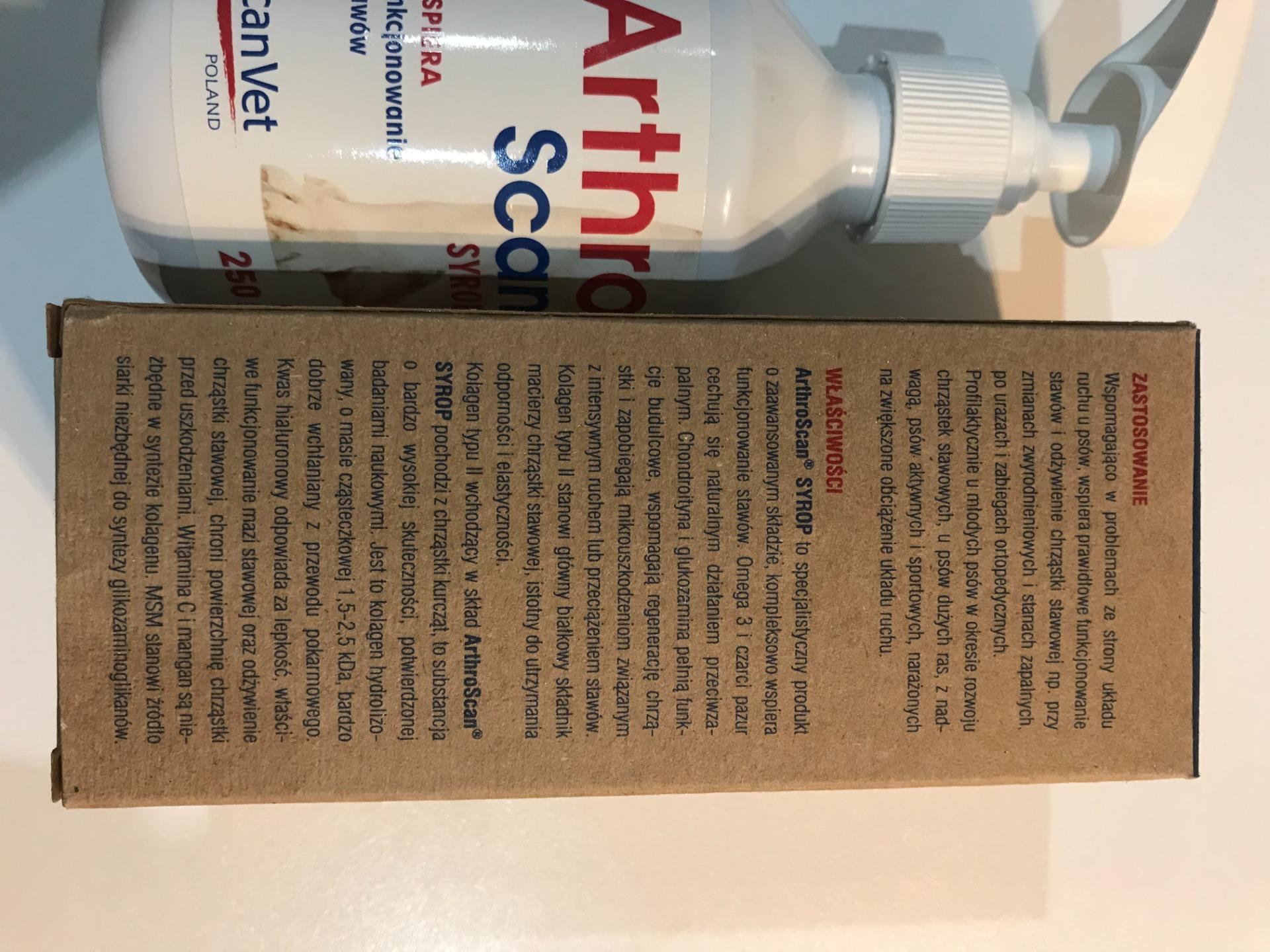 Scanvet Arthroscan Syrop 250 Ml - Ceny i opinie - Ceneo.pl