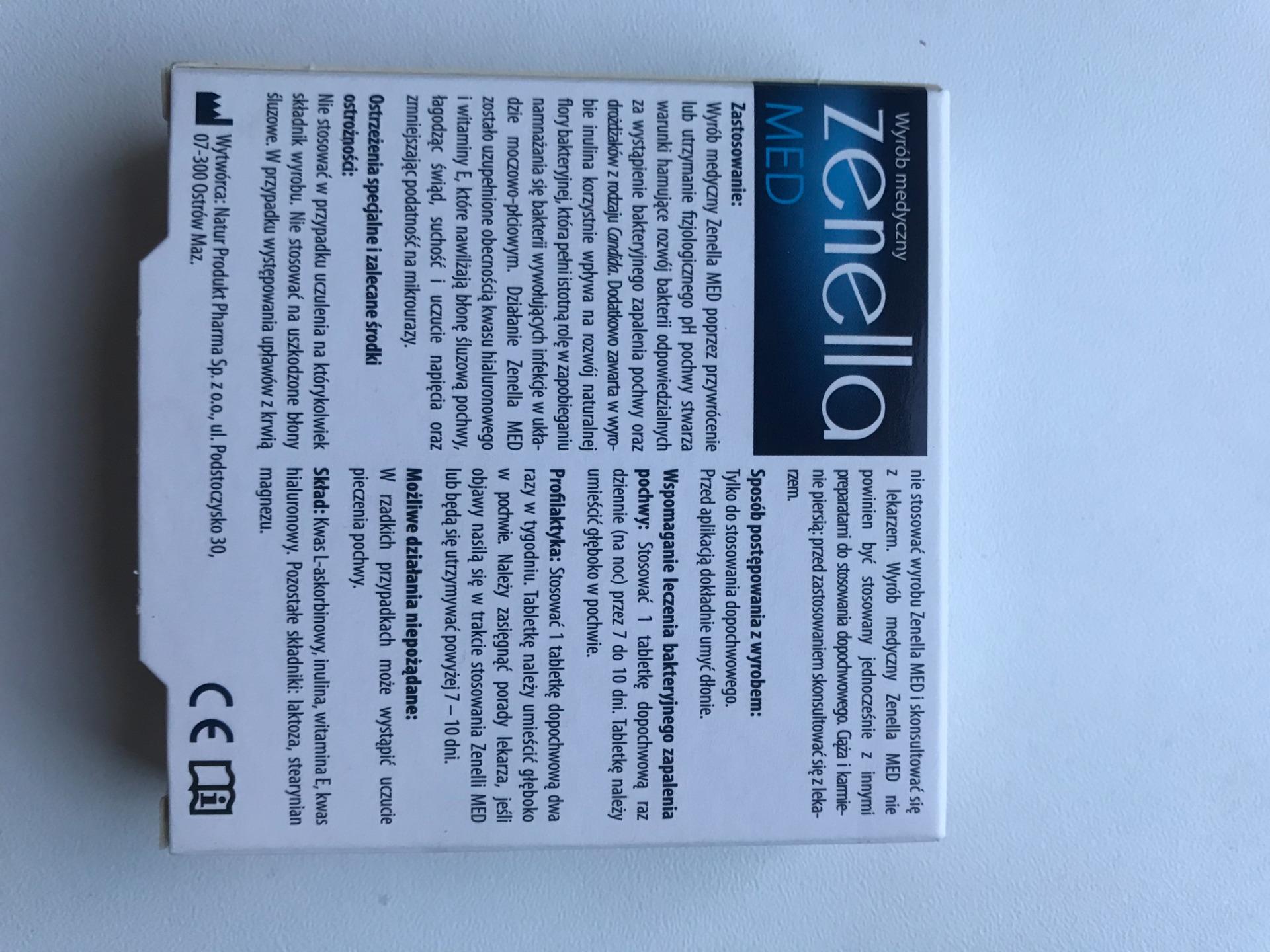 Zenella Med x14 tabl. dopochwowych + chusteczki - Opinie i ceny na Ceneo.pl