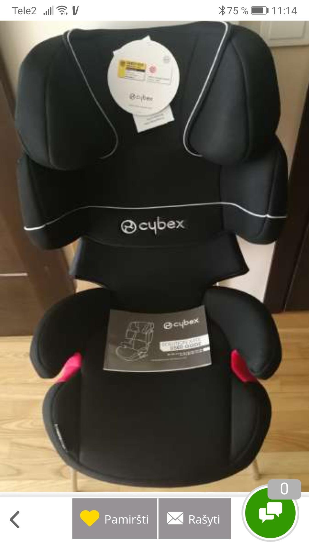 Fotelik Cybex Solution X-Fix Rumba Red 15-36Kg - Ceny i opinie - Ceneo.pl