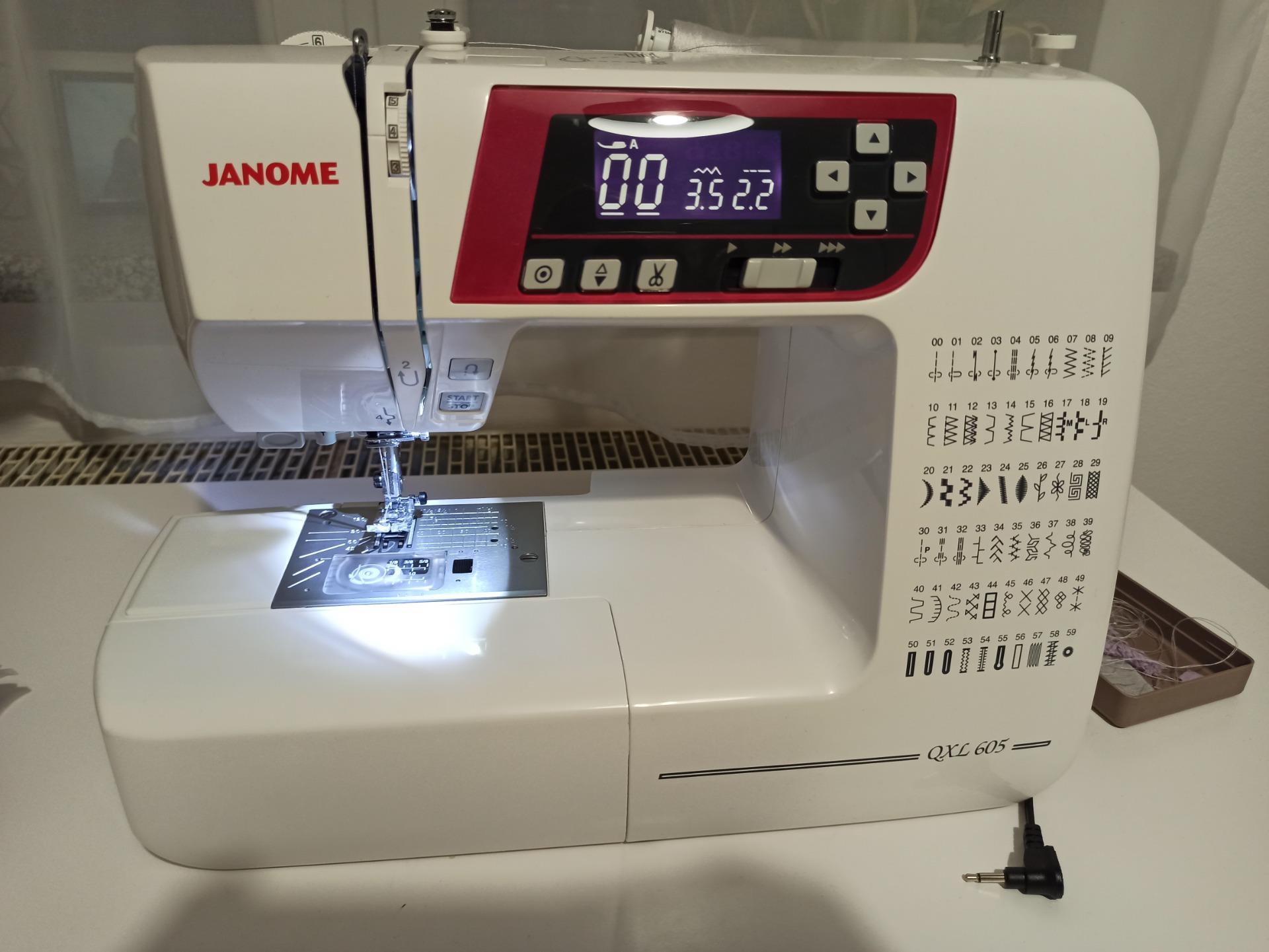 Maszyna do szycia Janome QXL605 - Opinie i ceny na Ceneo.pl
