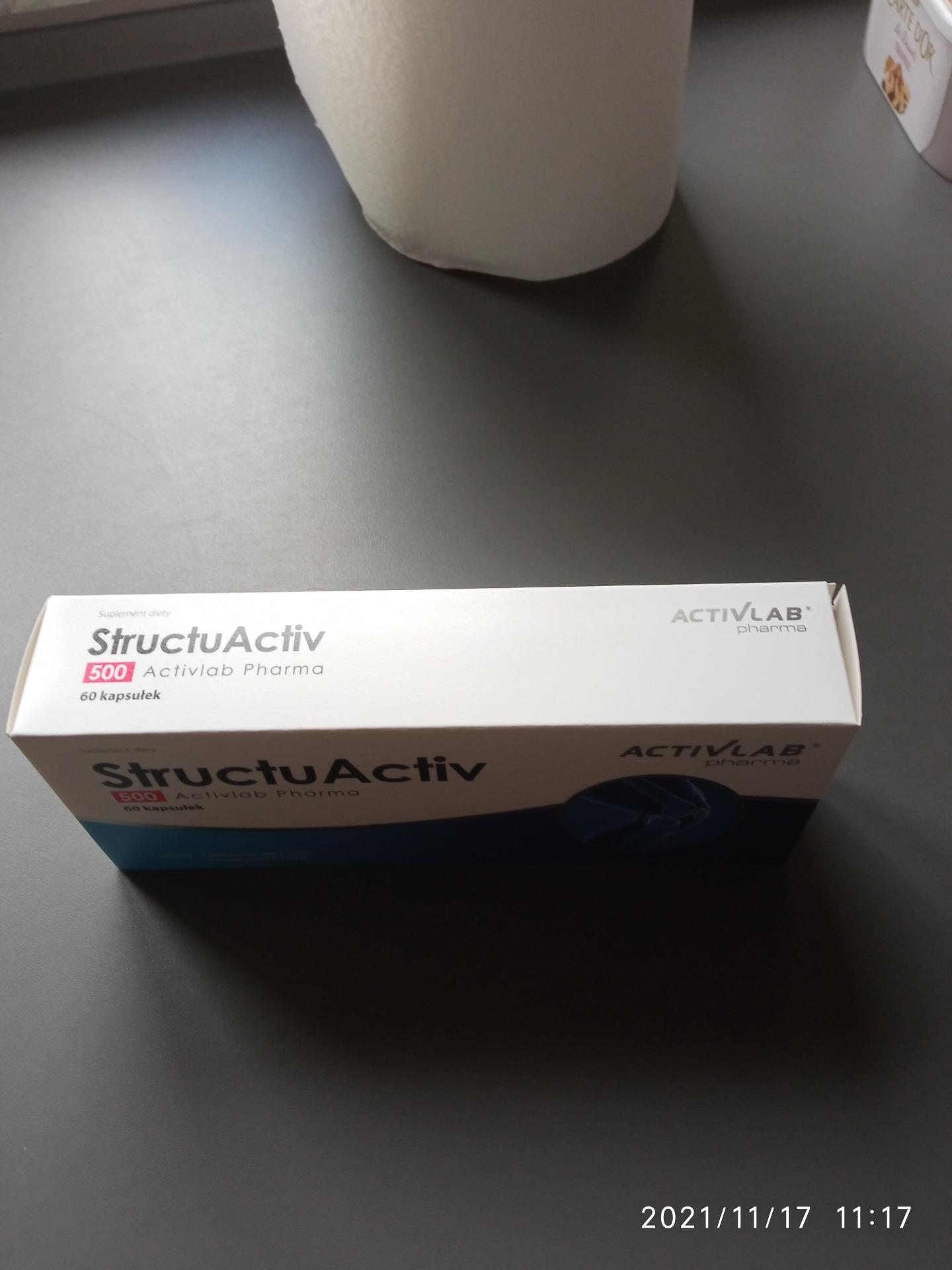 Activlab Pharma StructuActiv 500 60 Kaps. - Opinie i ceny na Ceneo.pl