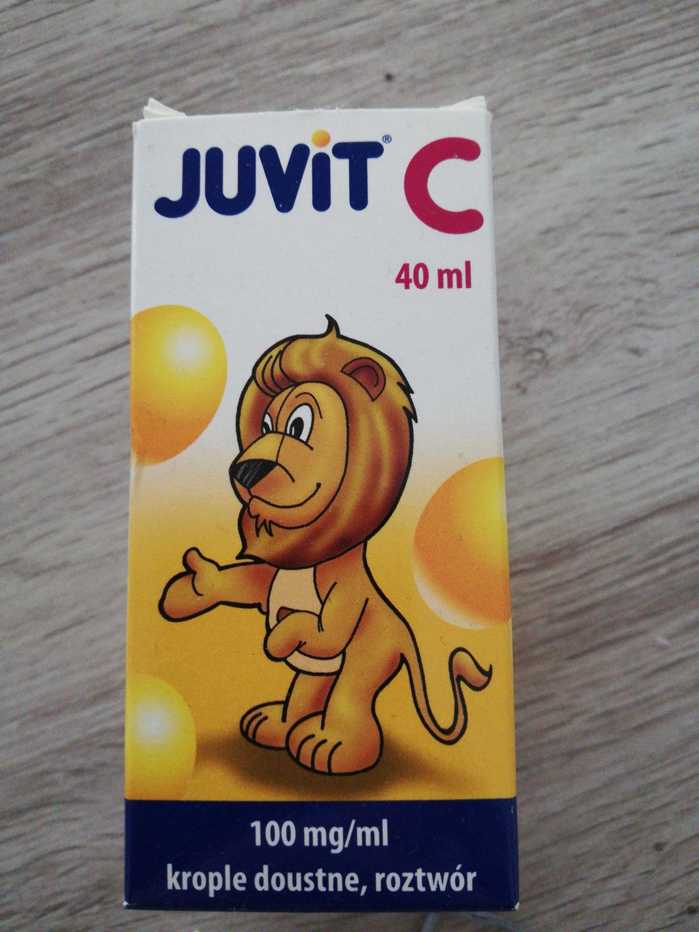Juvit C 100mg krople 40ml - Opinie i ceny na Ceneo.pl