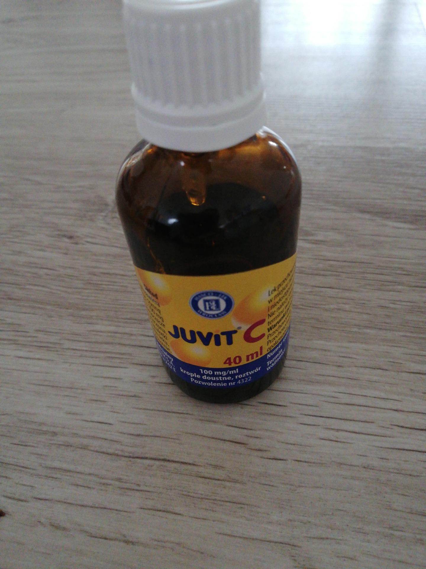 Juvit C 100mg krople 40ml - Opinie i ceny na Ceneo.pl