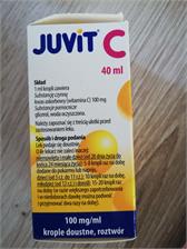 Juvit C 100mg krople 40ml - Opinie i ceny na Ceneo.pl