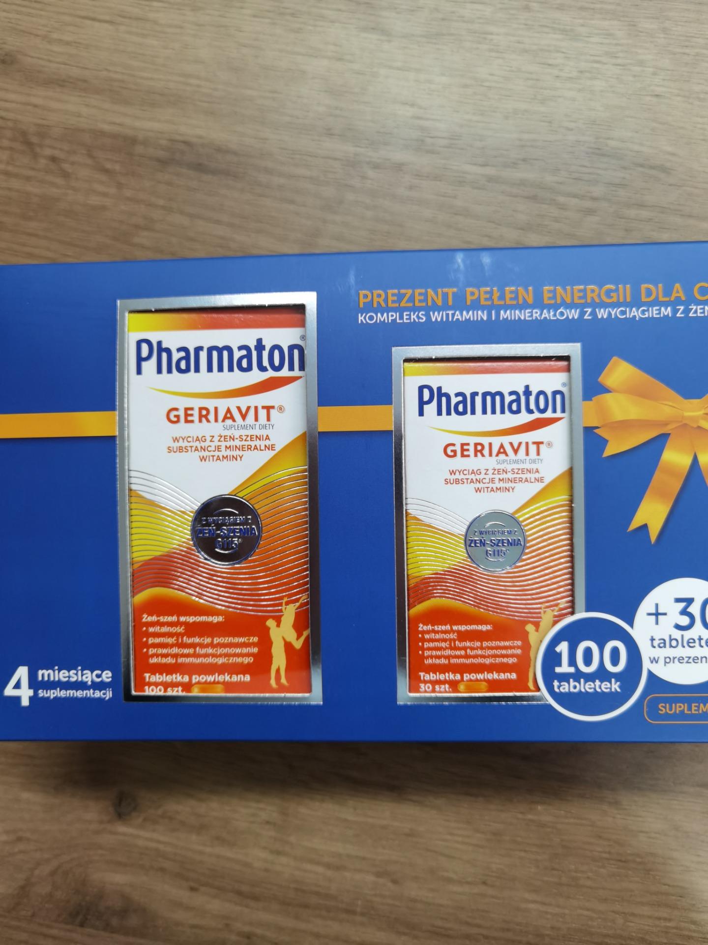 Pharmaton Geriavit 100szt. + 30szt. - Opinie i ceny na Ceneo.pl