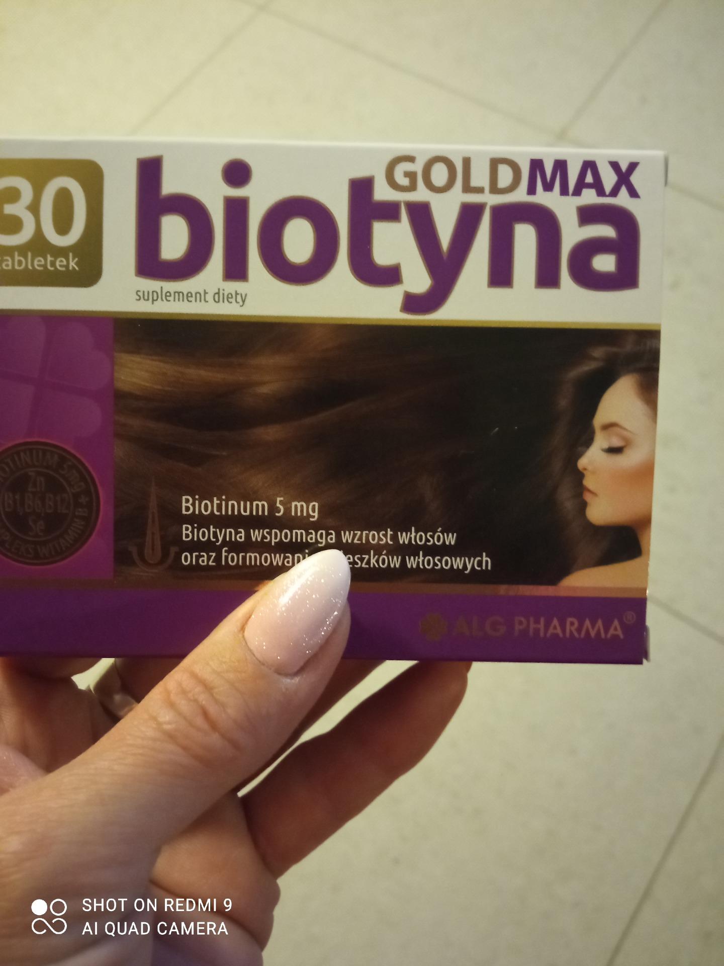 Biotyna Gold Max 30 tabl - Opinie i ceny na Ceneo.pl