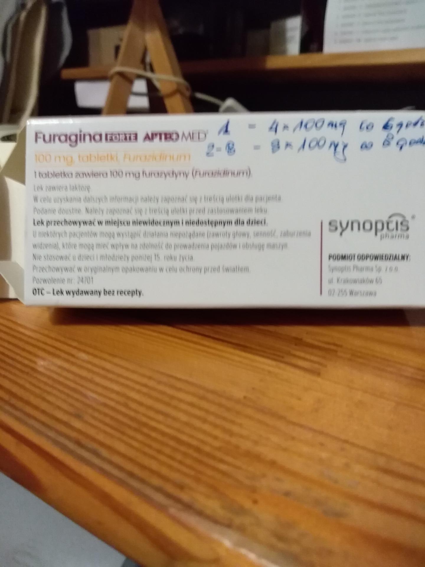 Furagina Forte Apteo Med 30tabl - Opinie i ceny na Ceneo.pl