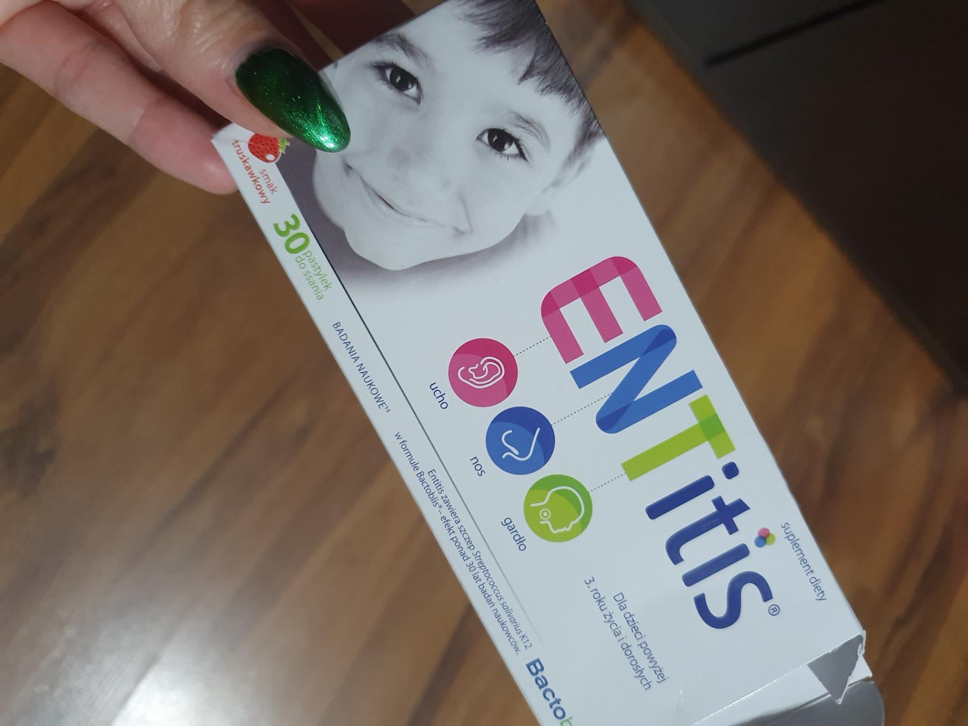 ENTitis pastylki do ssania smak truskawkowy, 30 tabl. - opinie ...