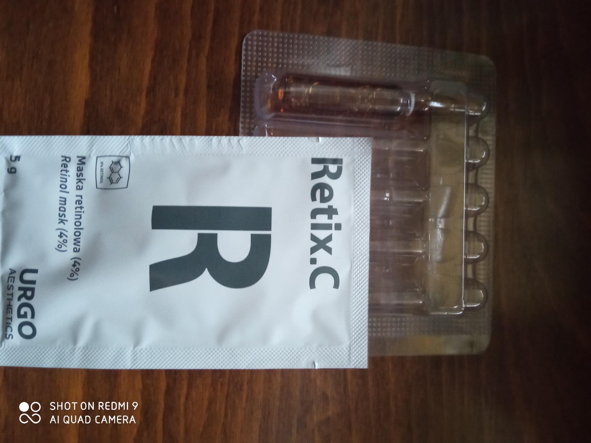 Xylogic Retix.C retinol 4% 1 x 2ml serum i 1 x 5g maska Professional ...