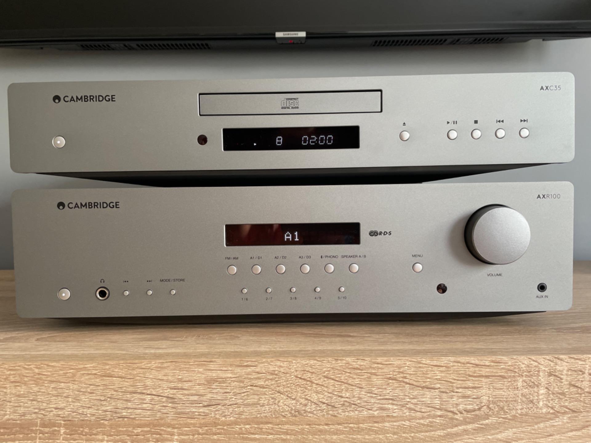 Odtwarzacz CD Cambridge Audio AXC35 Srebrny - Opinie i ceny na Ceneo.pl