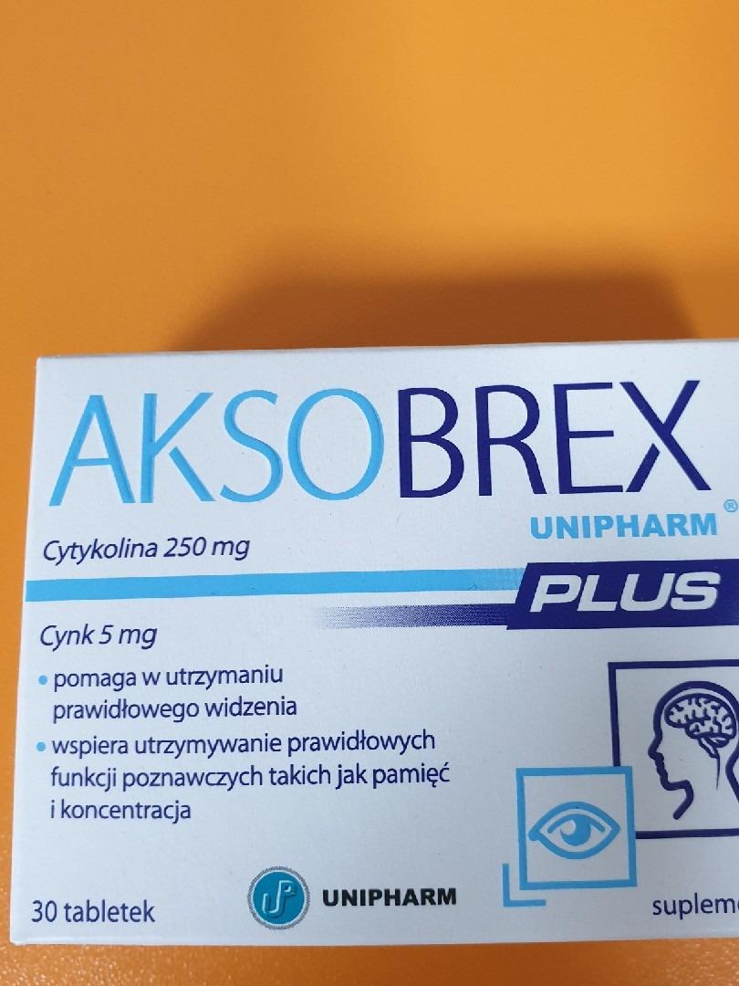 Aksobrex Unipharm Plus 30 tabl. - Opinie i ceny na Ceneo.pl