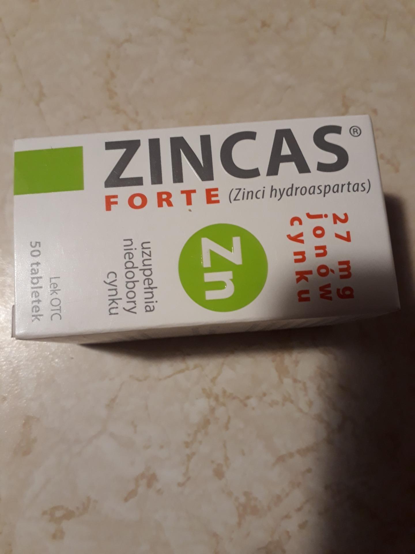 Zincas Forte 27mg 50tabl. - Opinie i ceny na Ceneo.pl