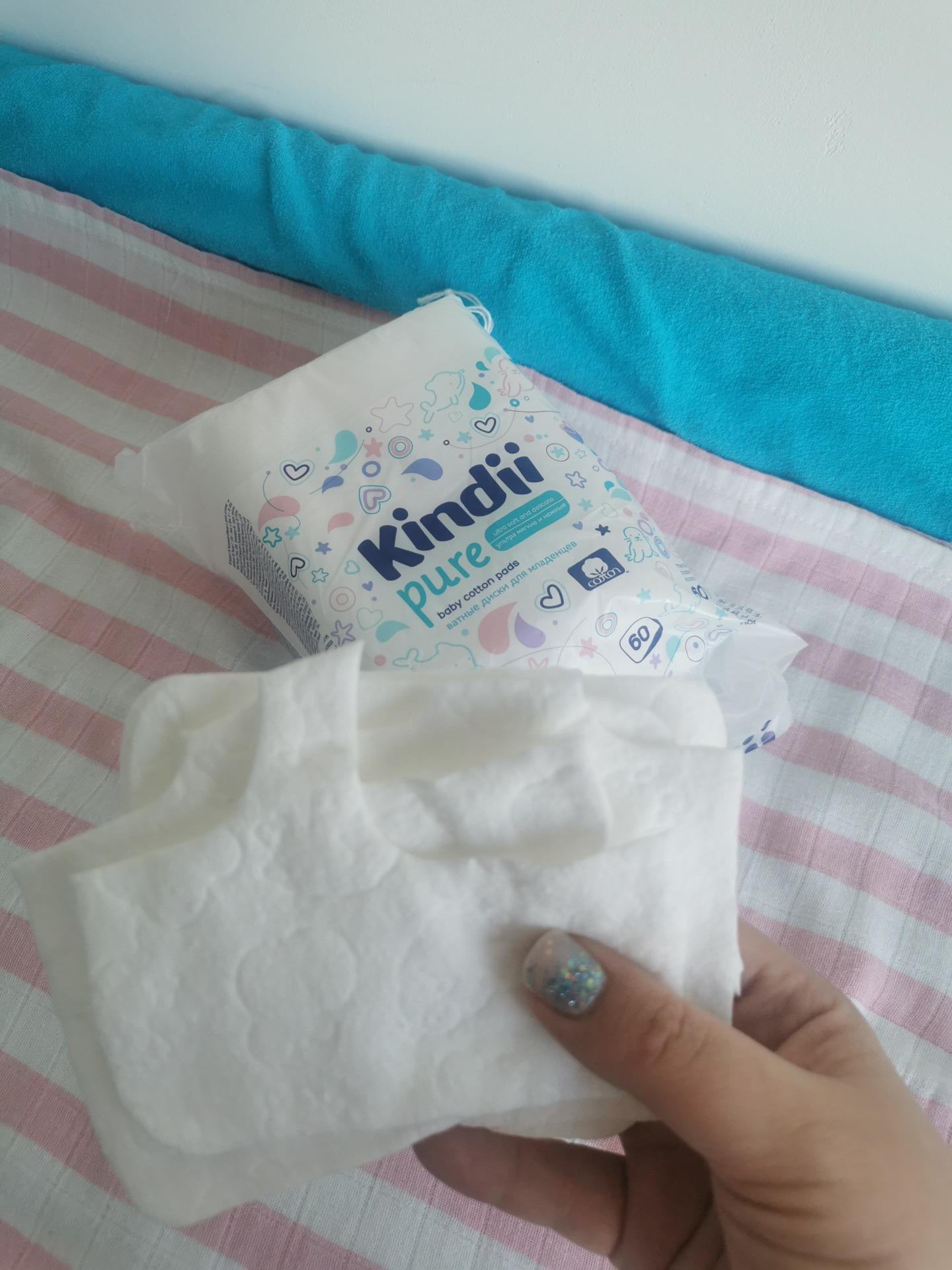 Kindii Pure Płatki Bawełniane Kosmetyczne Dla Niemowląt 60szt - Ceny i ...