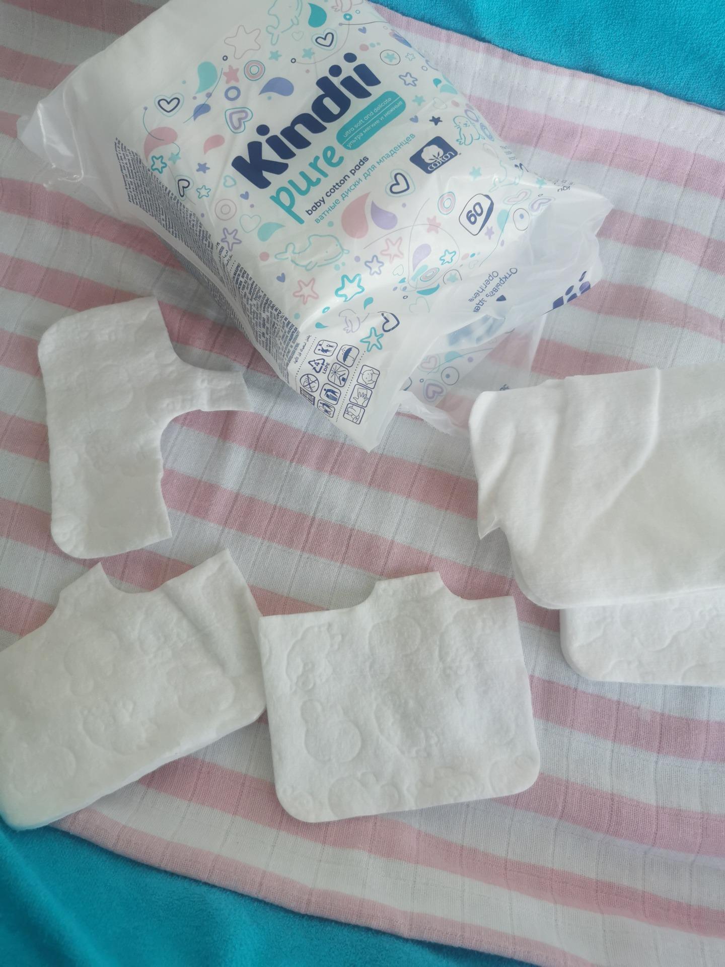 Kindii Pure Płatki Bawełniane Kosmetyczne Dla Niemowląt 60szt - Ceny i ...