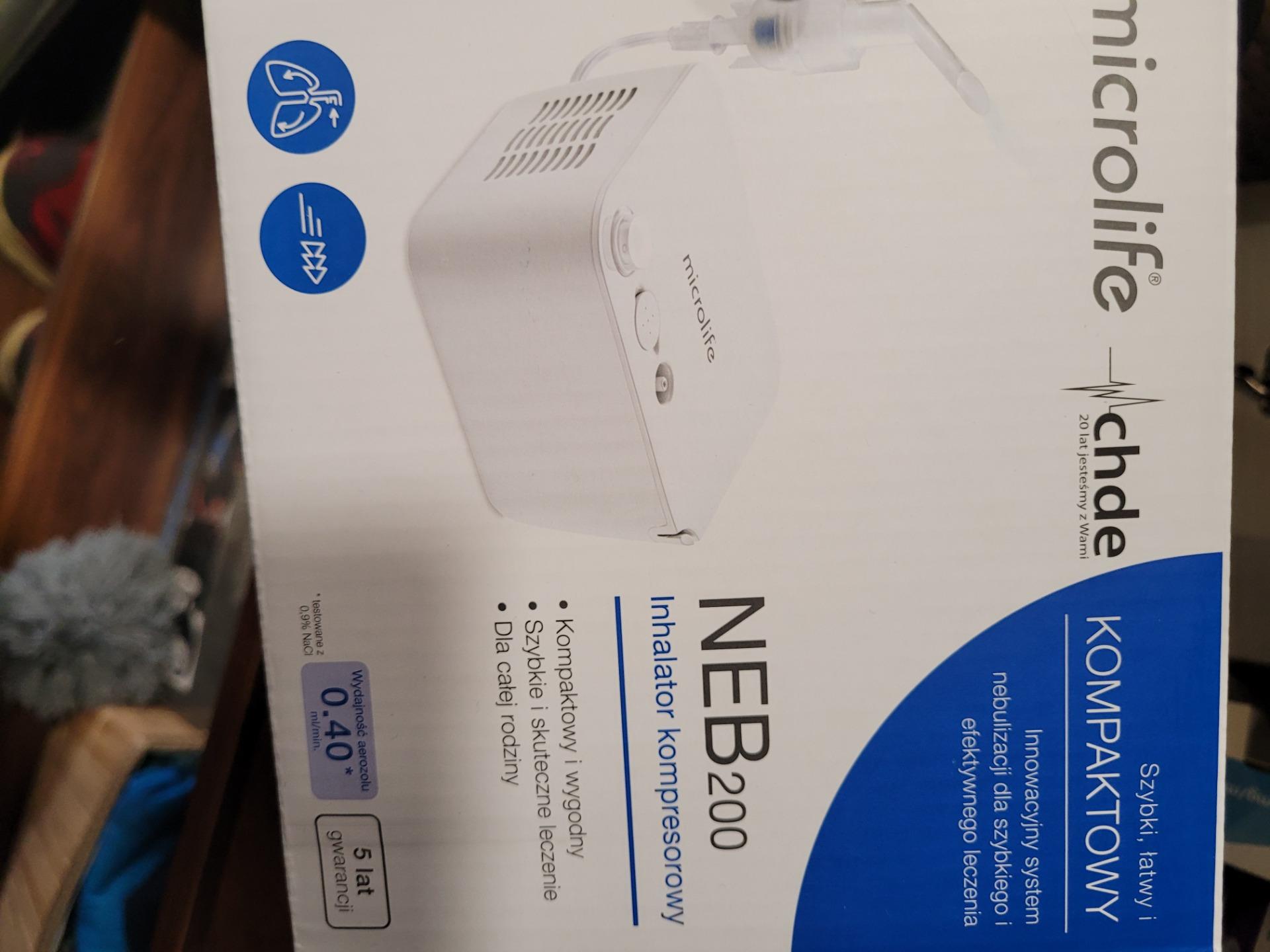 Microlife Neb 200 Inhalator Kompresorowy 1Szt. - Opinie i ceny na Ceneo.pl