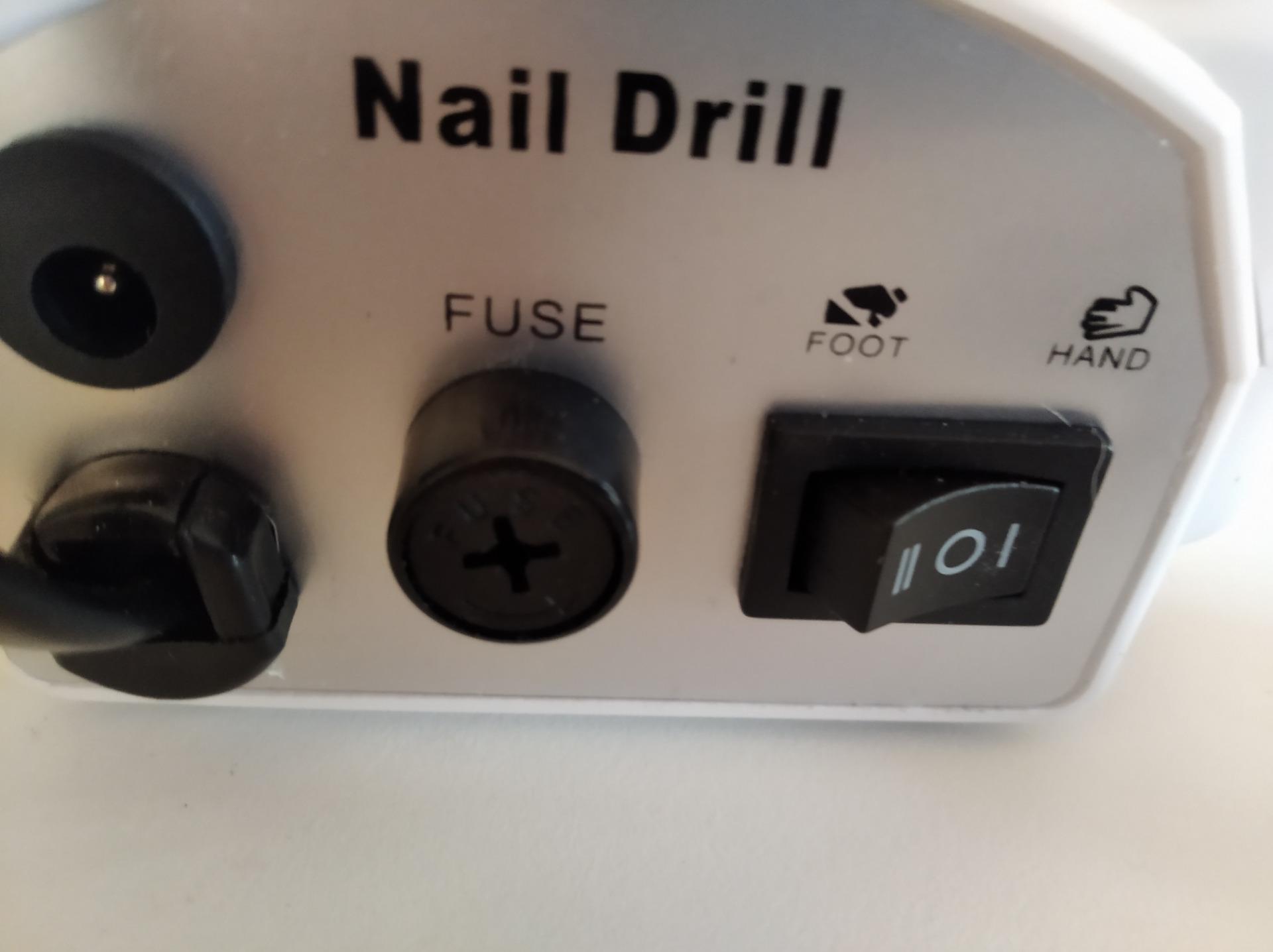 Molly Lac Frezarka do paznokci DM202 Smartdrill moc 65W z kompletem frezów i nakładek manicure ...