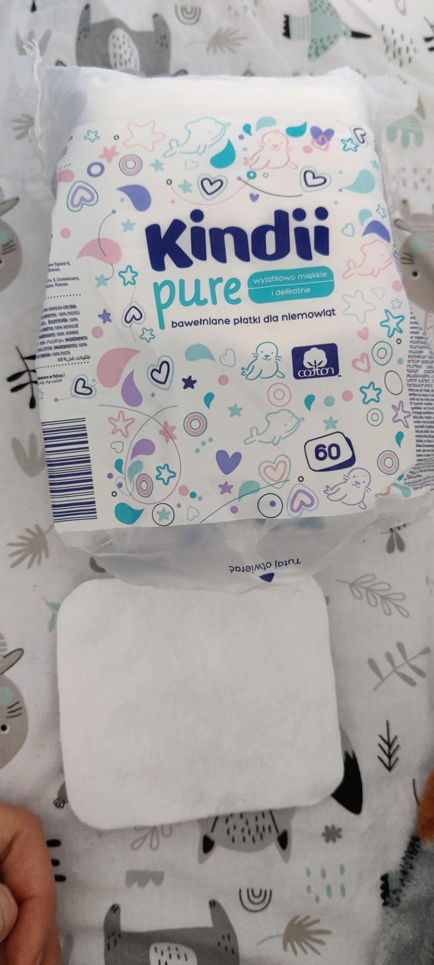 Kindii Pure Płatki Bawełniane Kosmetyczne Dla Niemowląt 60szt - Ceny i ...