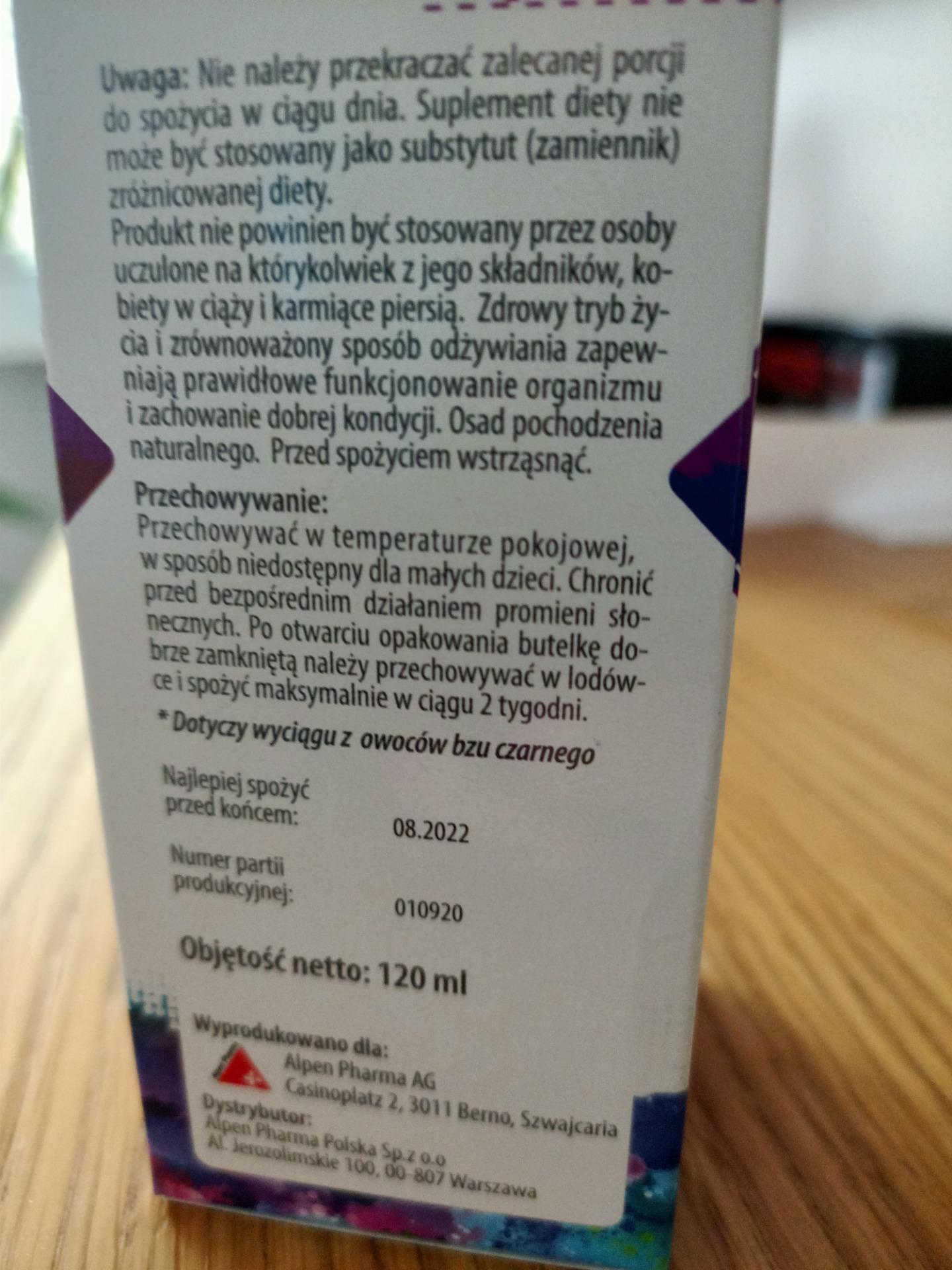 Alpen Pharma Alpikol syrop na odporność 120ml - Opinie i ceny na Ceneo.pl