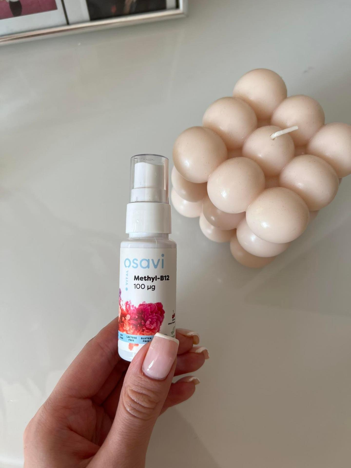 OSAVI Witamina B12 Metylokobalamina Spray Doustny Wiśnia 100mcg 25ml ...