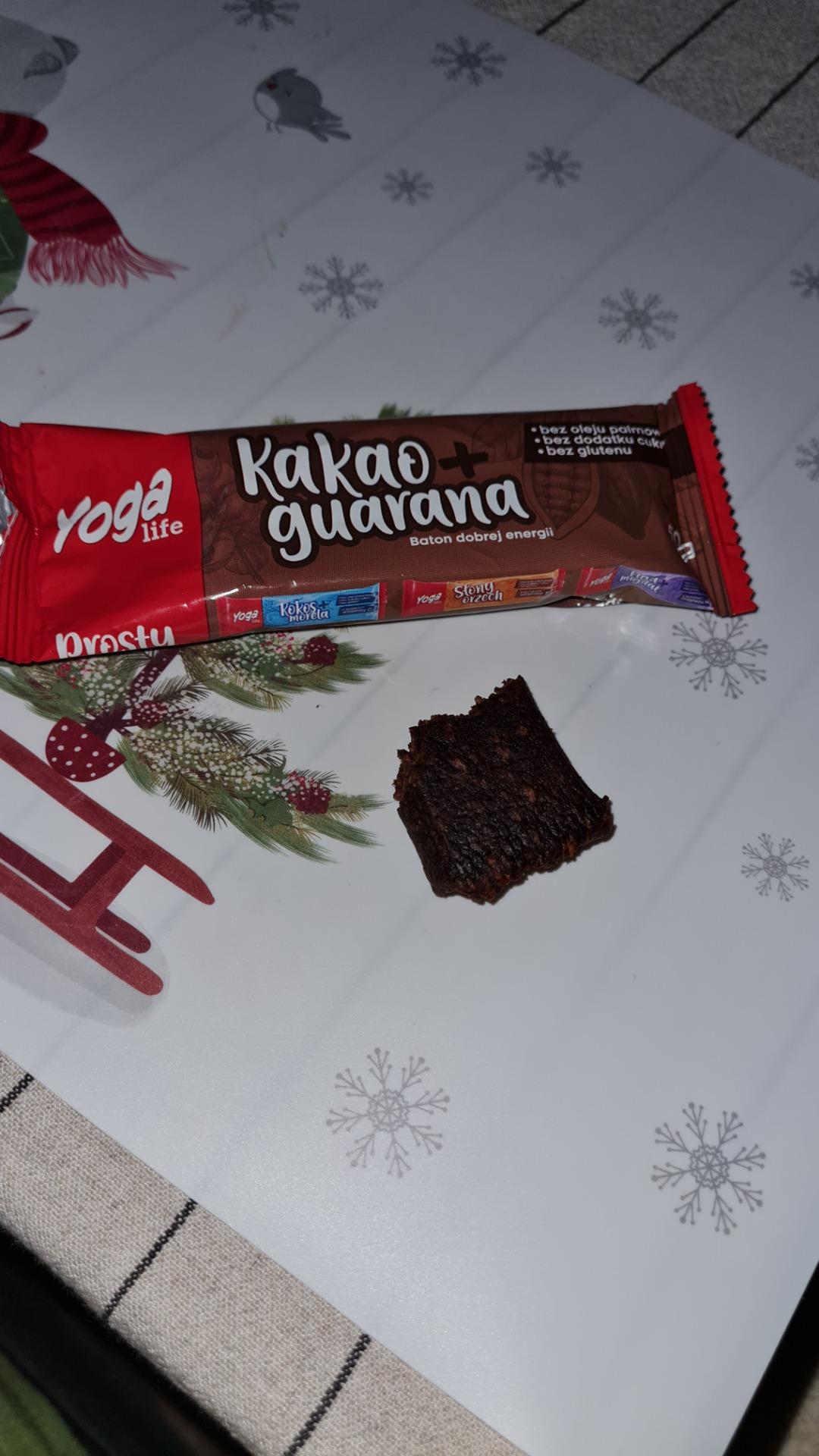 Yoga Life Baton Owocowy Kakao z Guaraną 50g - Ceny i opinie - Ceneo.pl