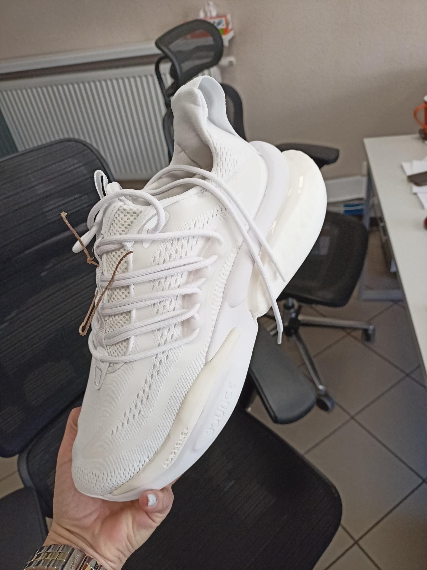 Buty adidas - AlphaBoost V1 HP2759 Cloud White/Core White/Chalk White ...
