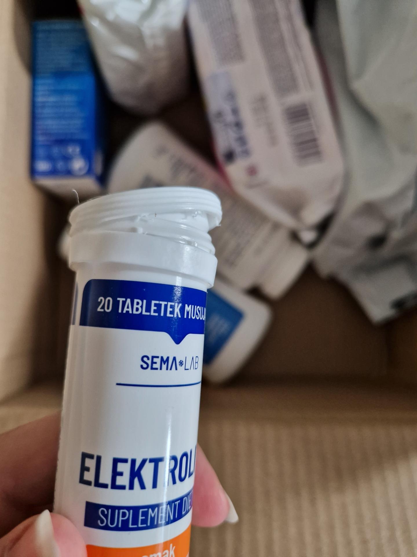 Laboratoria Gemini SEMA Lab Elektrolity smak pomarańczowy 20tabl ...