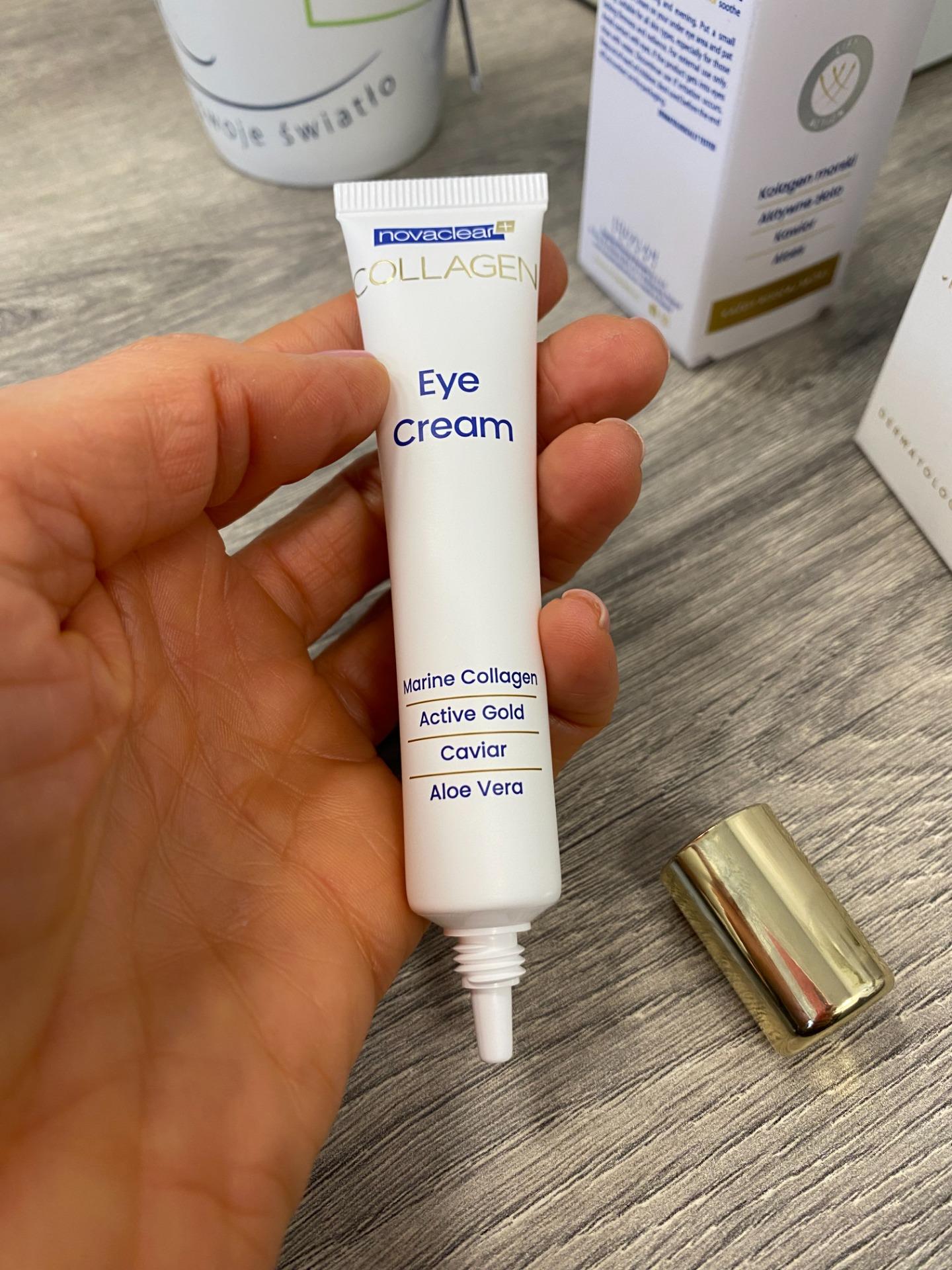 Novaclear Kolagenowy Krem Pod Oczy Collagen Eye Cream 15Ml - opinie i ...