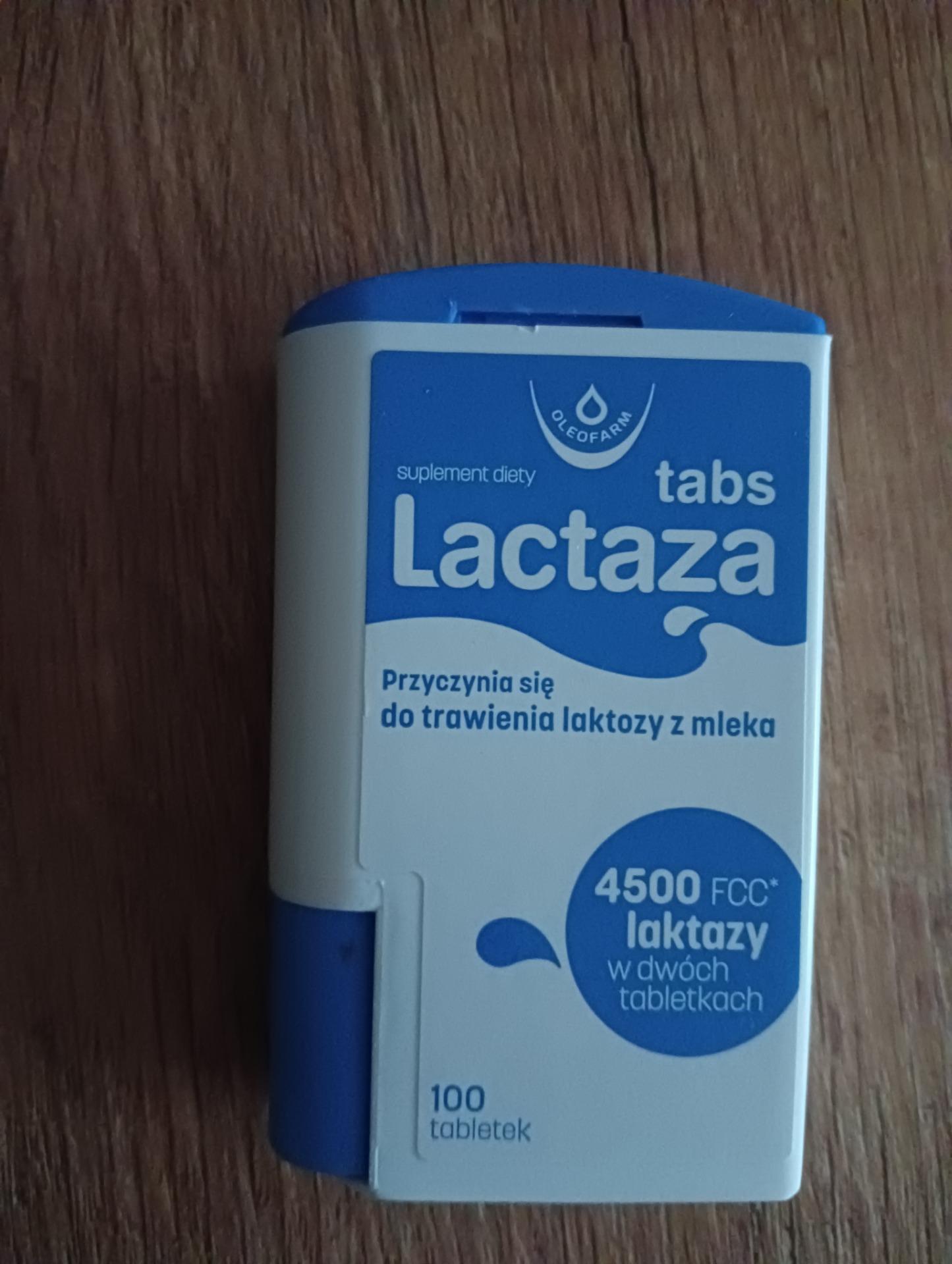 Oleofarm Lactaza Tabs, 100 tabl - Opinie i ceny na Ceneo.pl