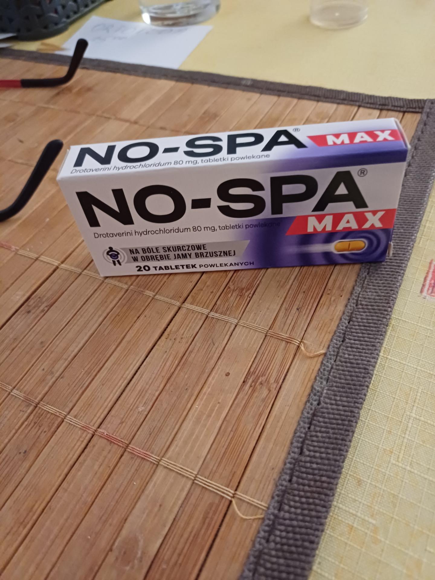 Leki przeciwbólowe No-Spa Max na ból brzucha 80 mg x 20 tabl. - Opinie ...