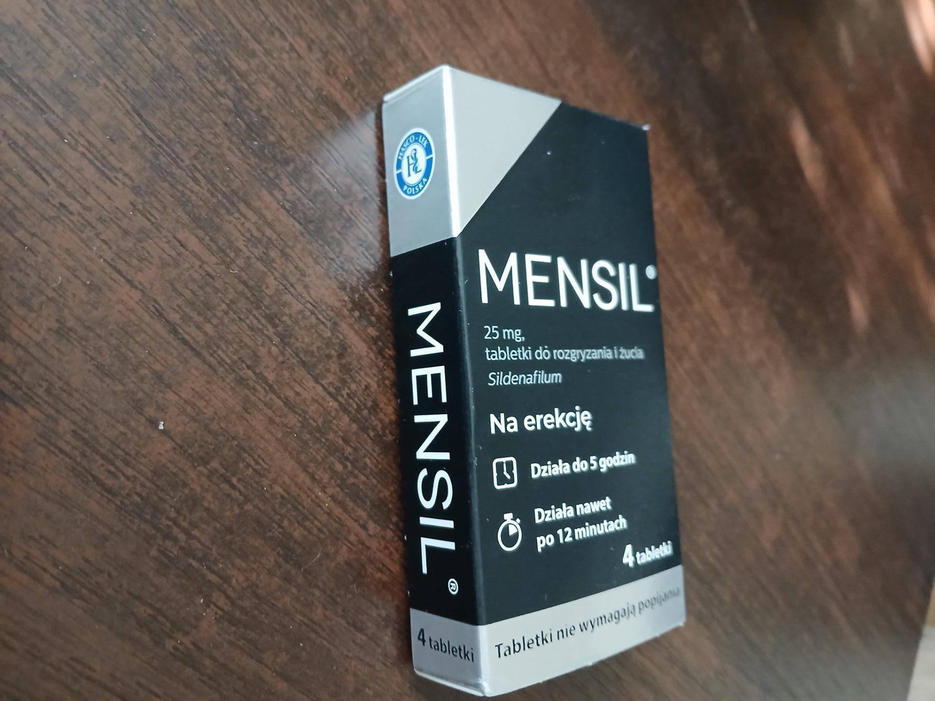 Mensil 25mg 4tabl. - Opinie i ceny na Ceneo.pl