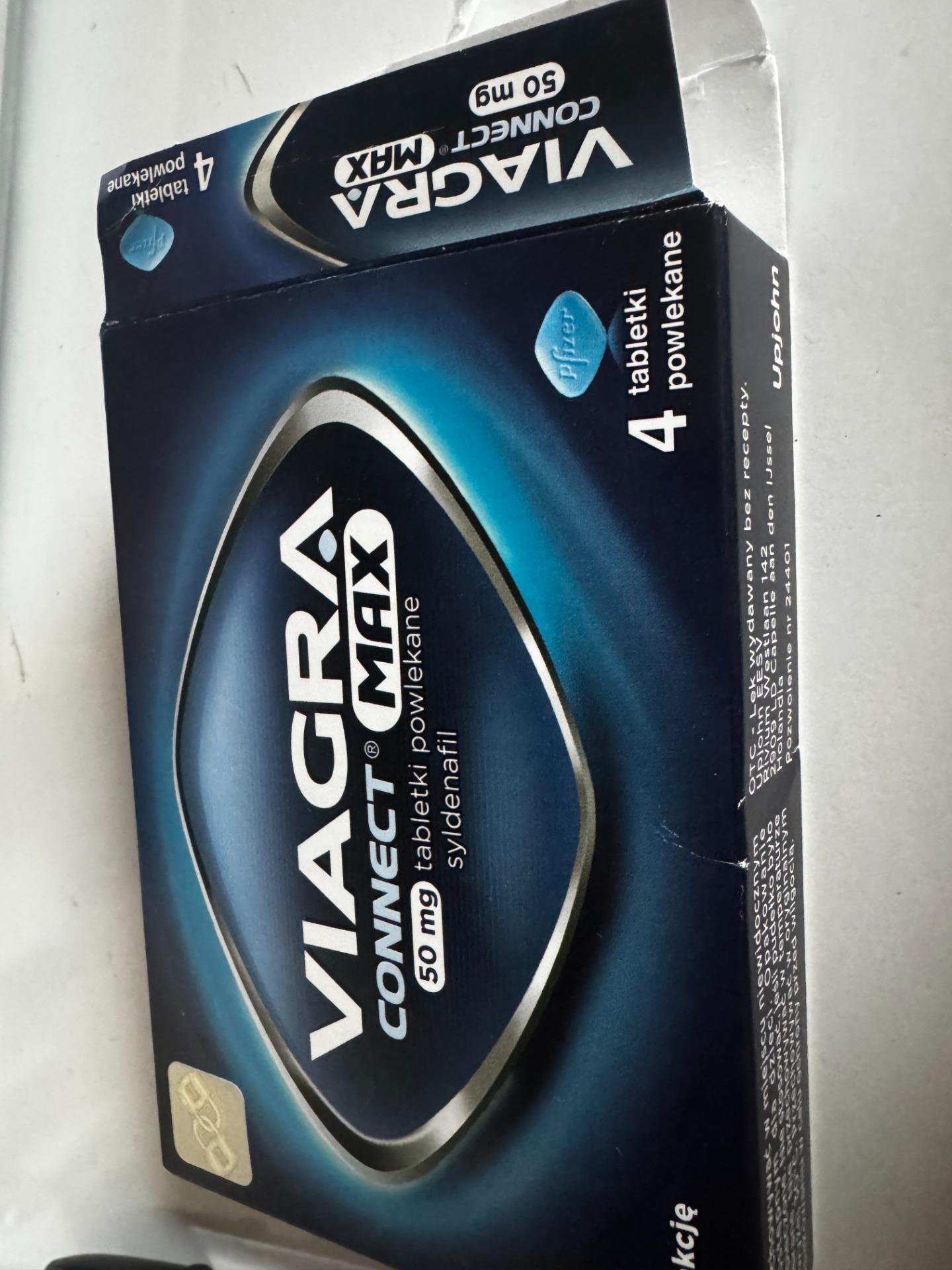 Viagra Connect Max 50mg 4tabl - Opinie i ceny na Ceneo.pl