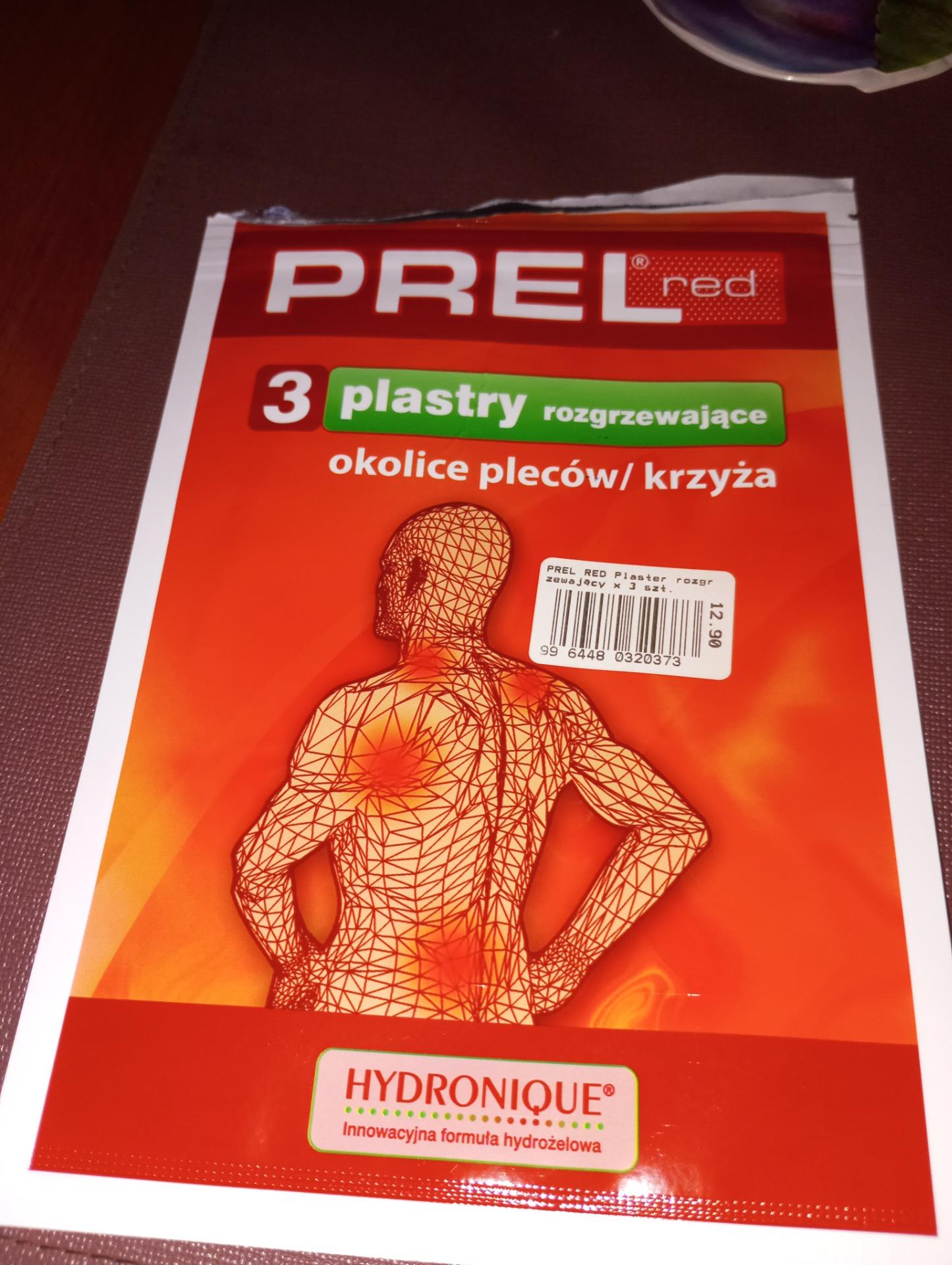 Prel Red plaster rozgrzewający 1 szt. - Opinie i ceny na Ceneo.pl