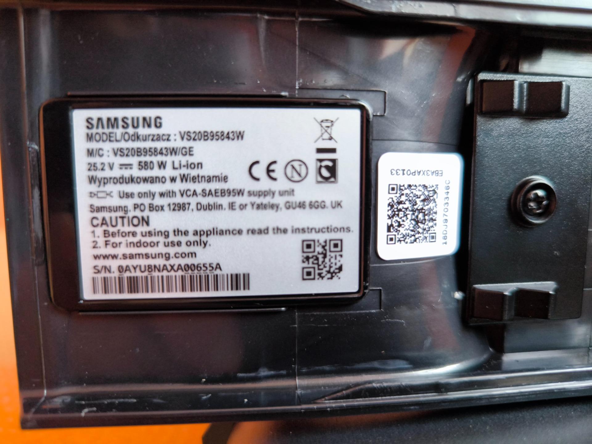 Samsung Bespoke Jet Plus complete VS20B95843W/GE - Opinie i ceny na ...