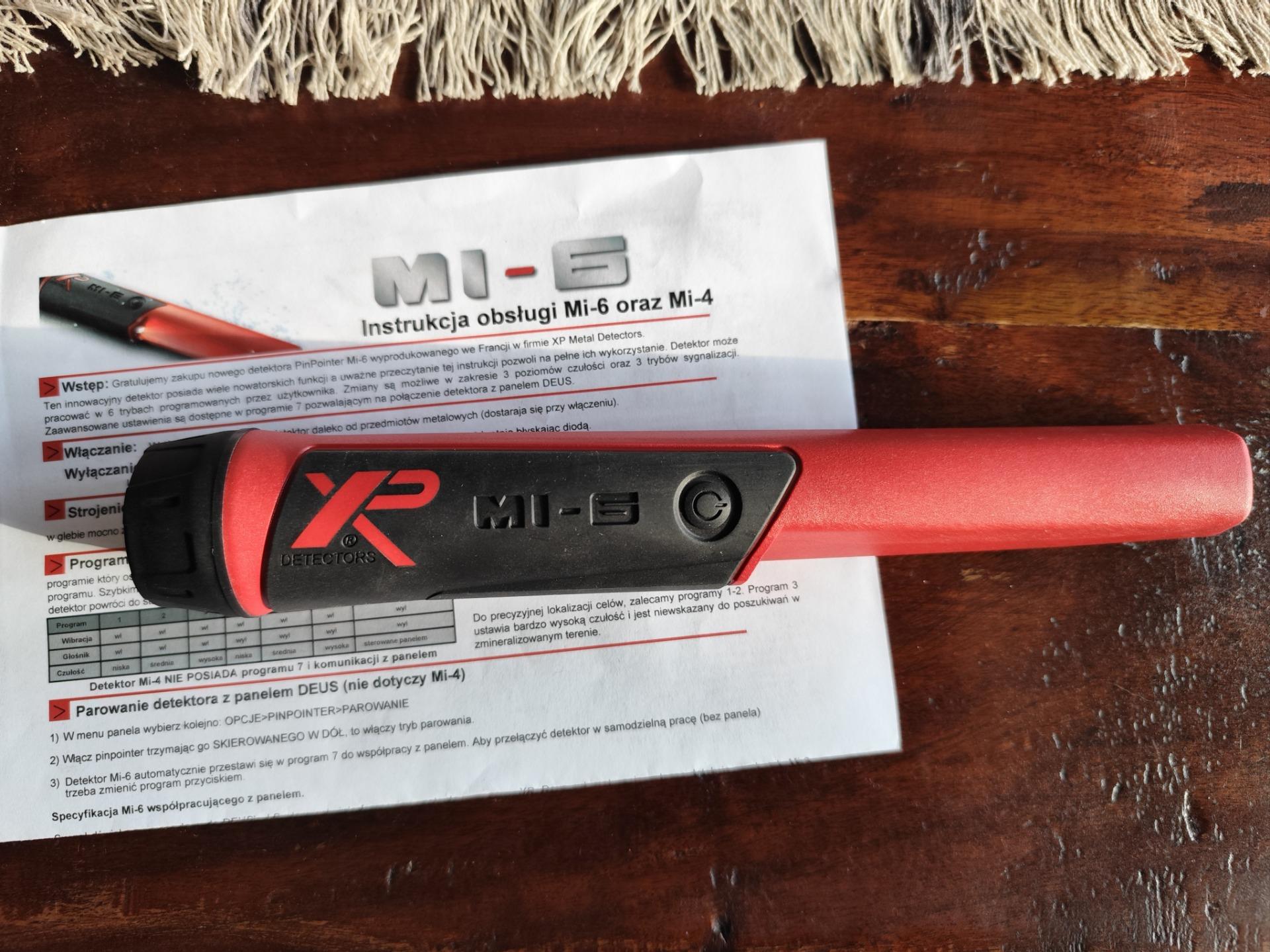 XP Metal Detectors Pinpointer MI-6 - Ceny i opinie - Ceneo.pl