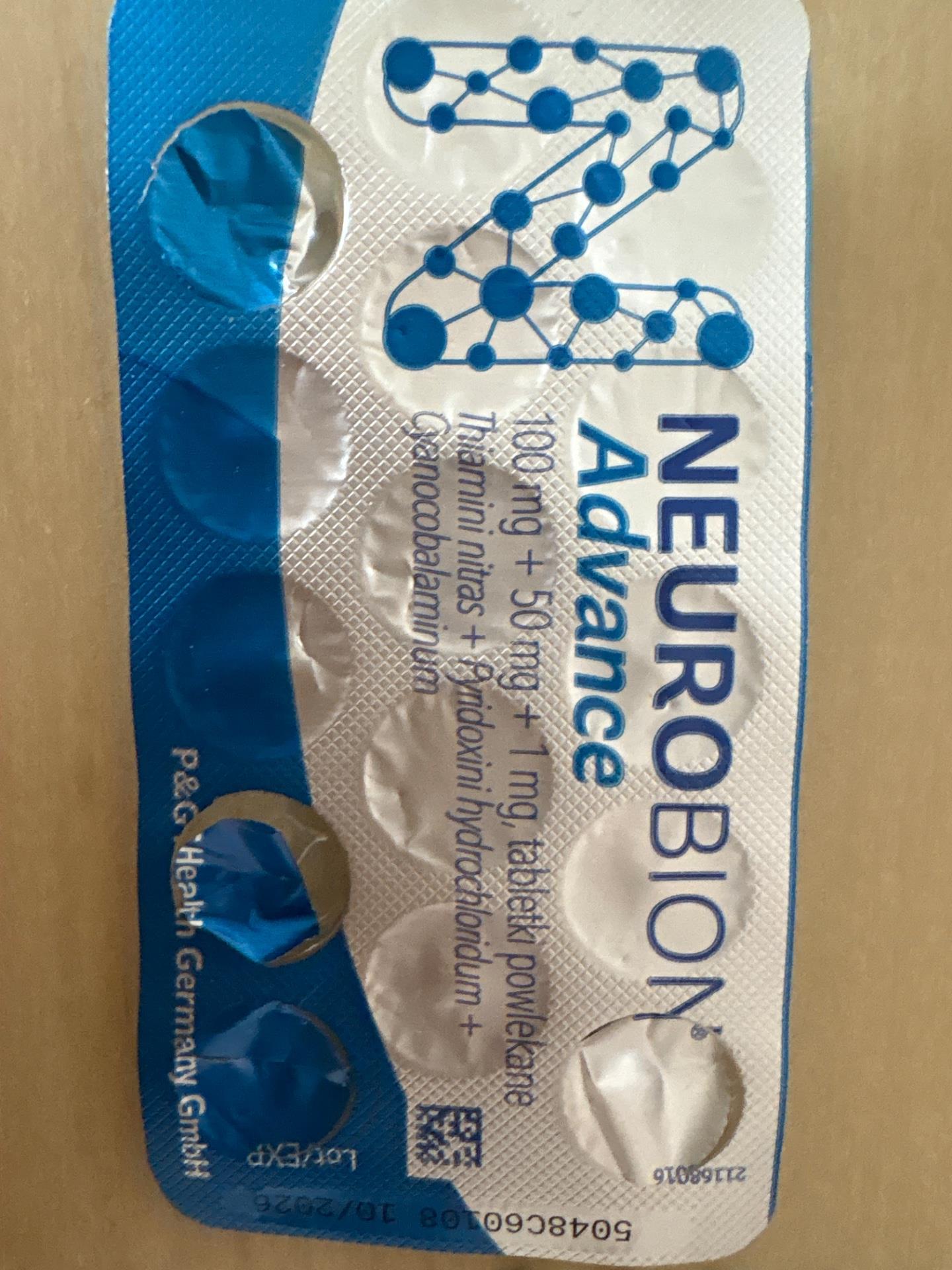 Neurobion Advance 100mg+50mg+1mg 30tabl. - Opinie i ceny na Ceneo.pl