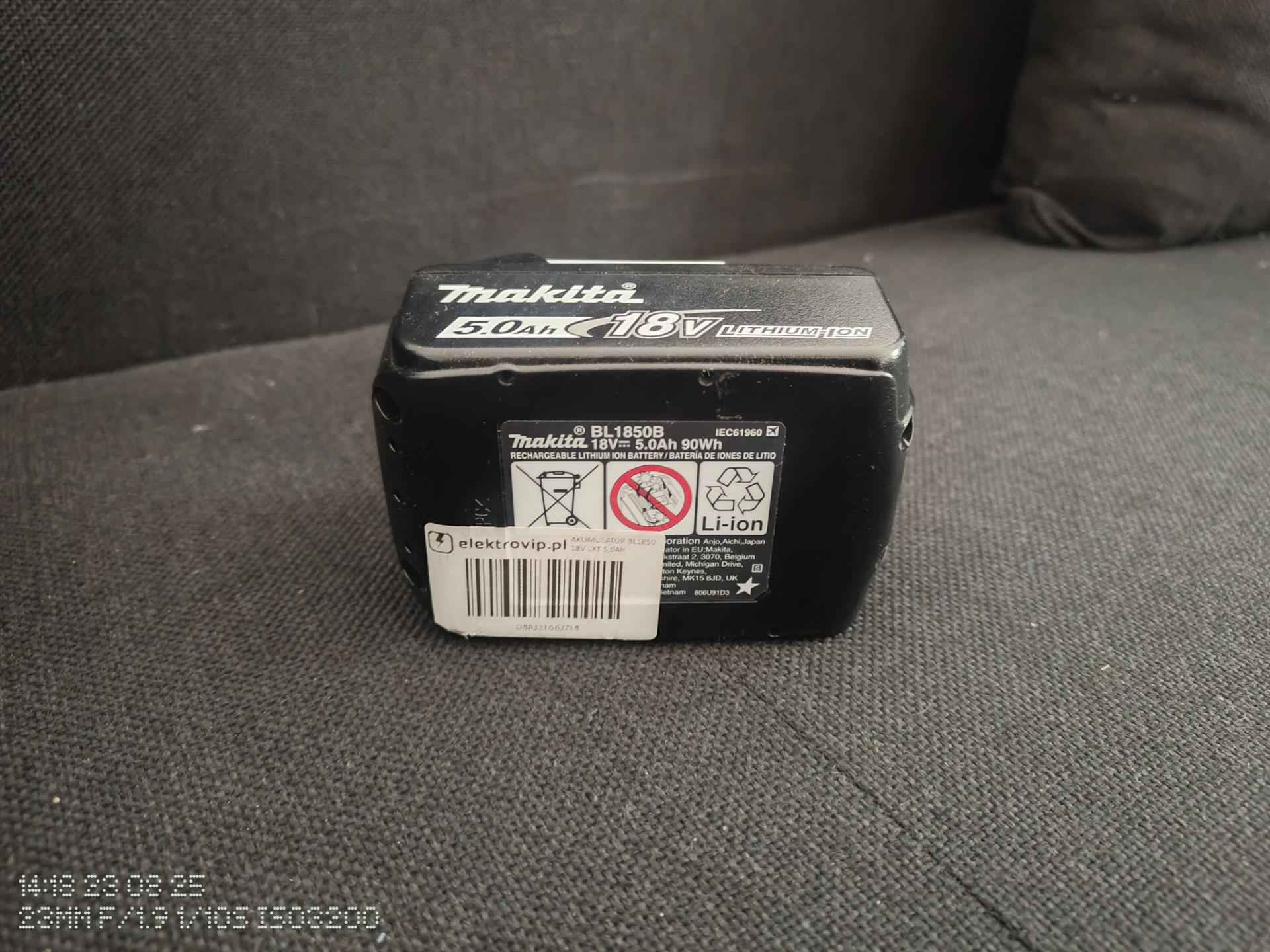 Makita Akumulator Bateria 18V Li-ion 5.0Ah BL1850B - Opinie i ceny na Ceneo.pl