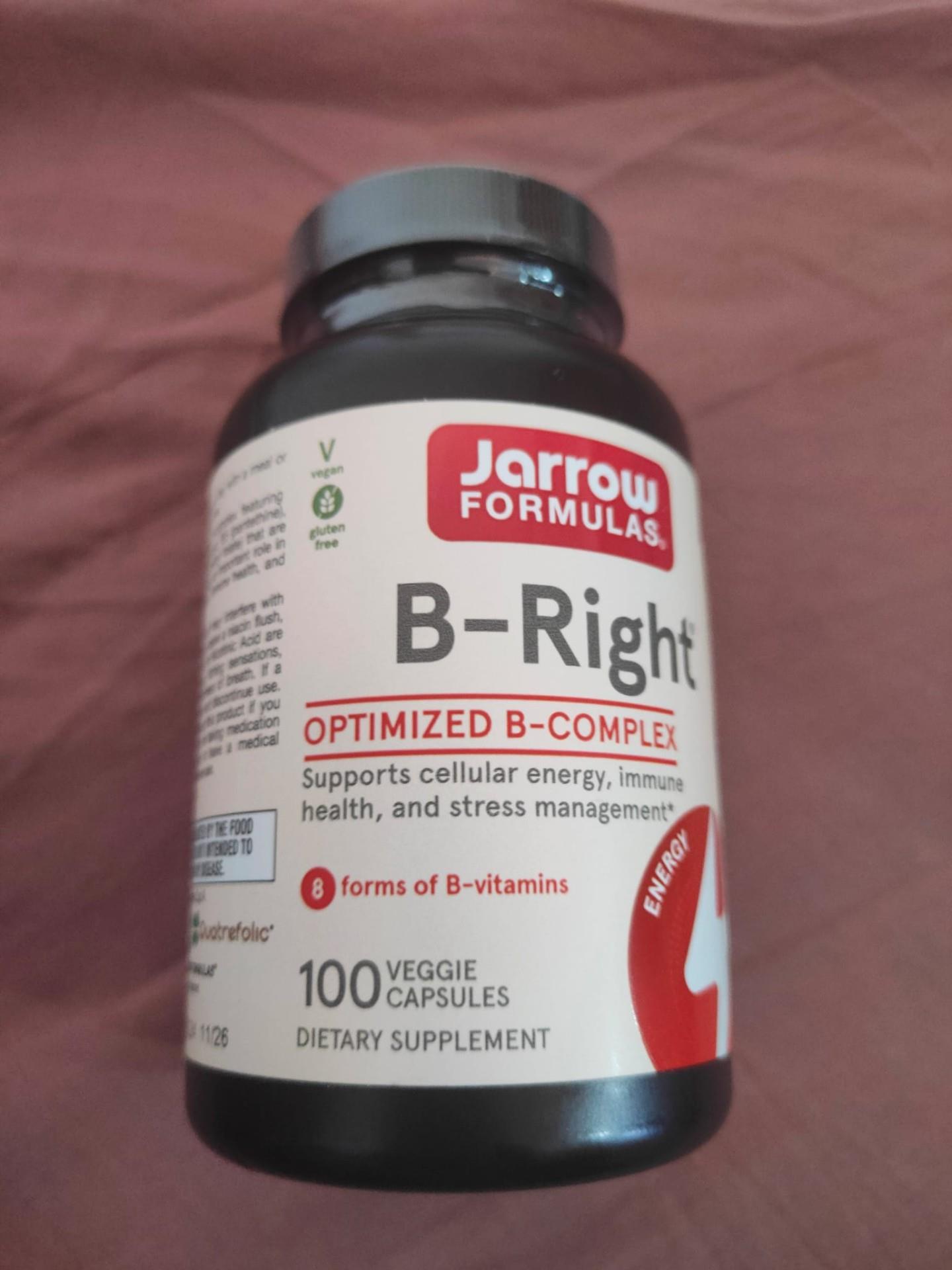 Jarrow B-Right Witaminy B Cholina Inozytol 100 kaps. - Opinie i ceny na ...