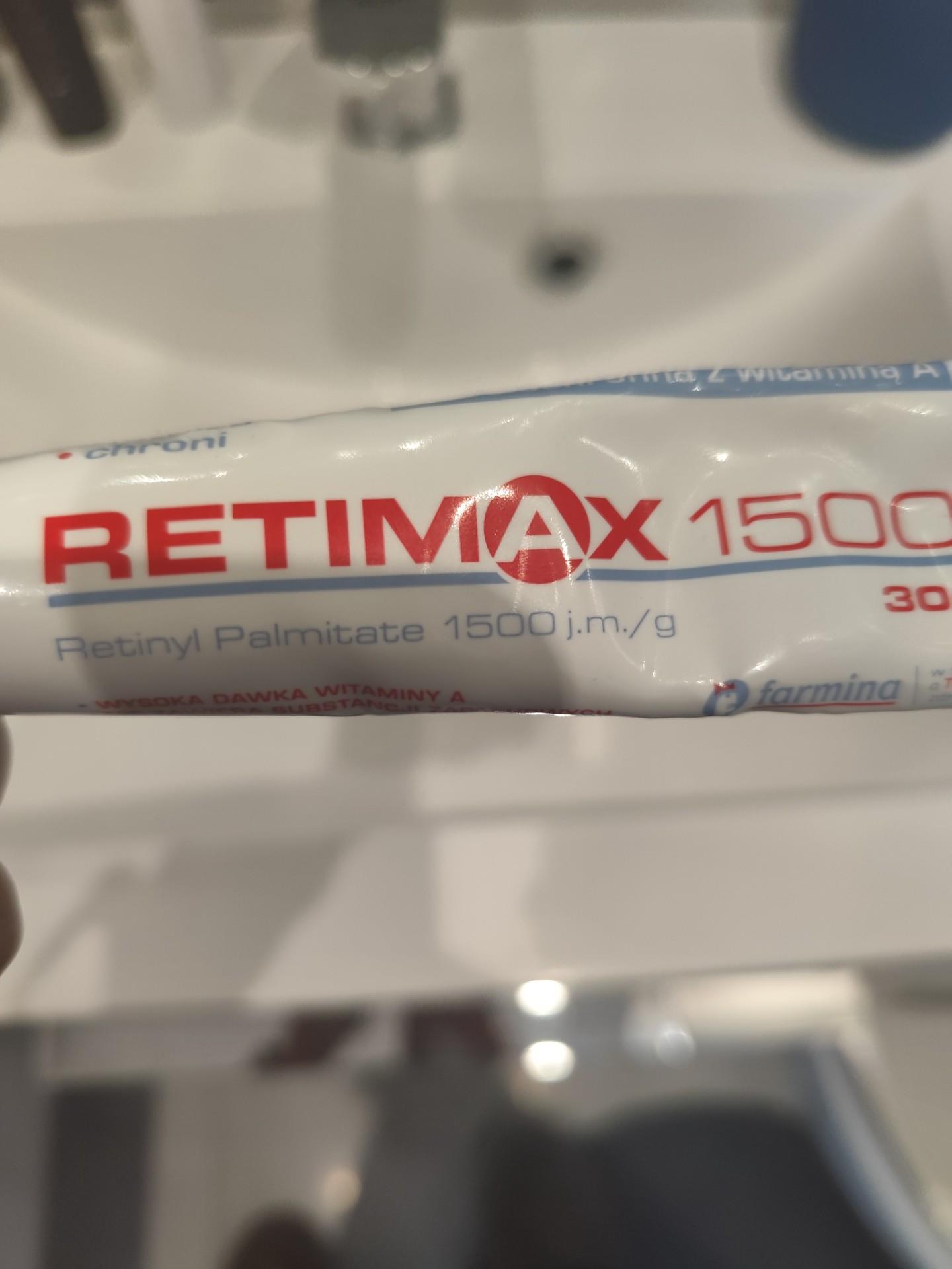 Retimax 1500 Maść Ochronna Z Witaminą A 30g - Opinie, cena na Ceneo.pl